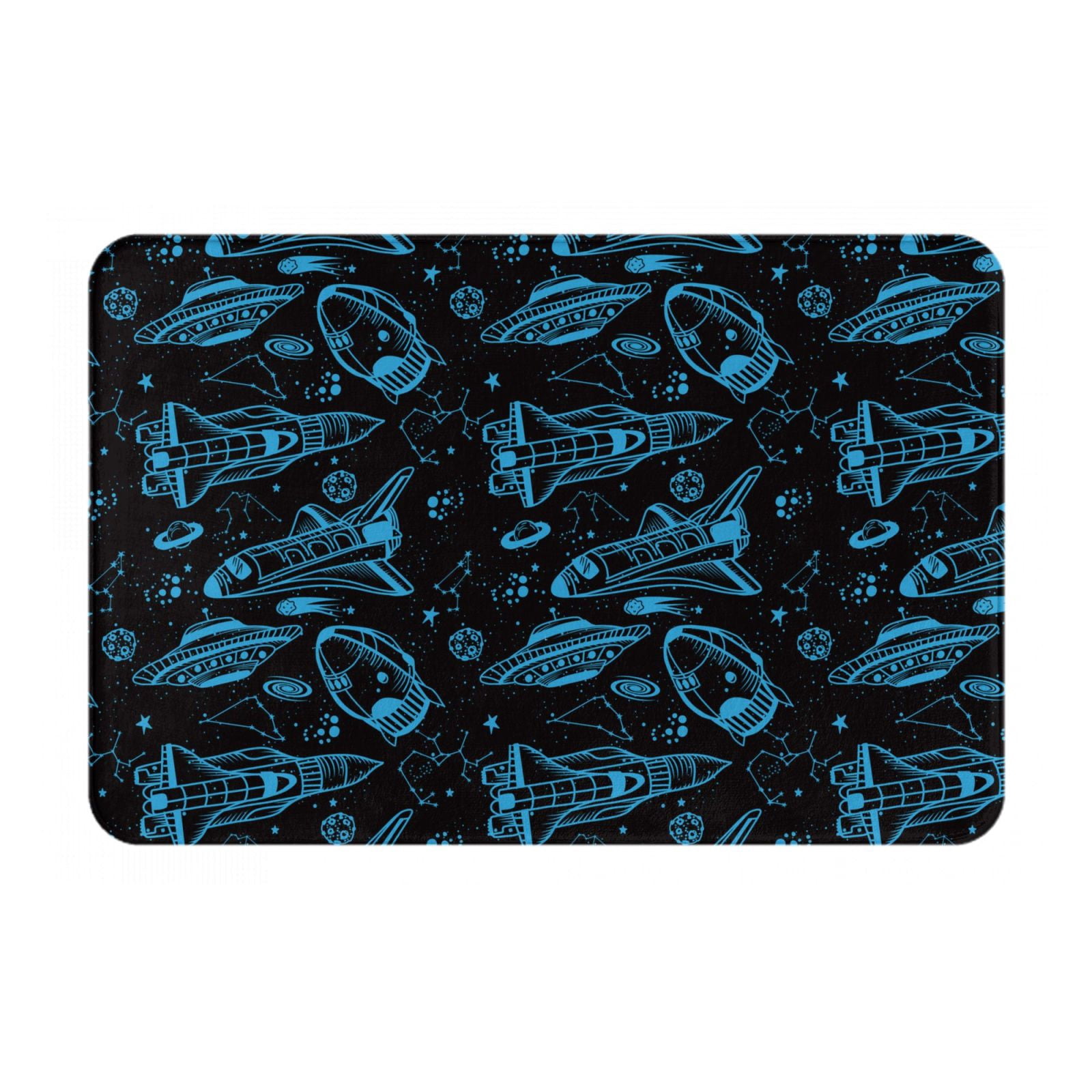 Cauagu Spacecraft Print Front Door Mat for Indoor Entrance 16x24 Inche ...