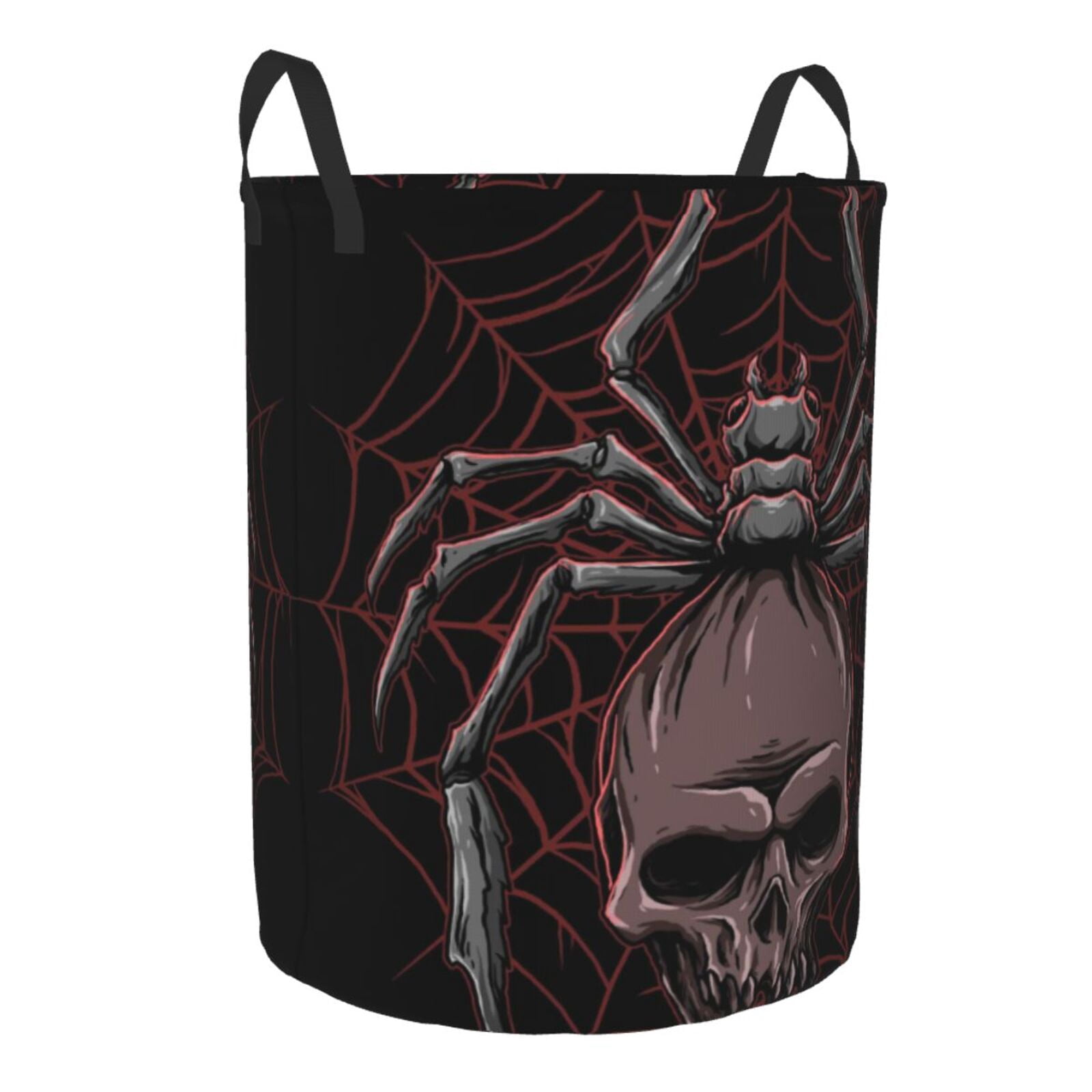 Cauagu Spider with Skull for Laundry Basket,Collapsible Organizer ...