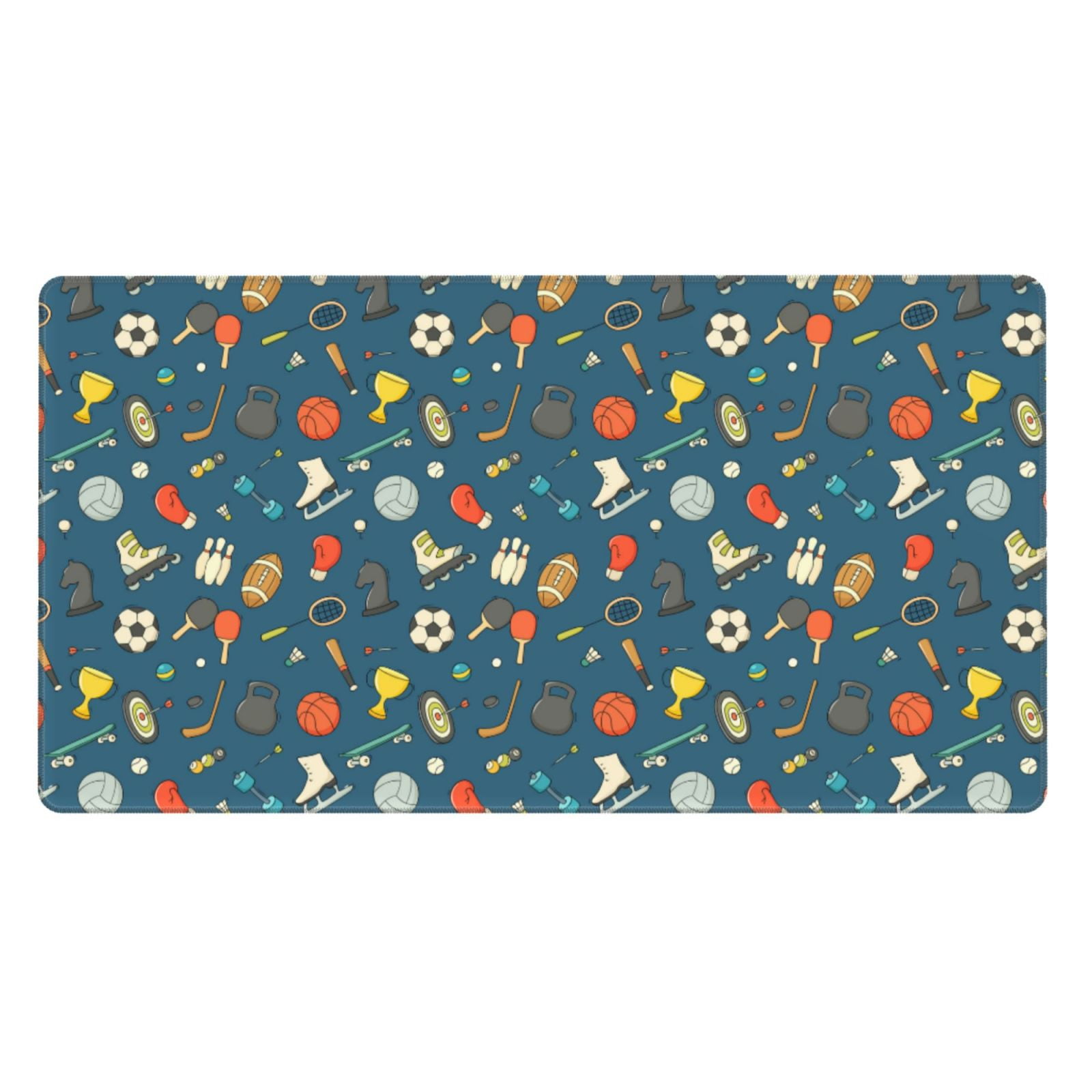 Cauagu Sports Ball for Large Mouse Pad,XXL Extended Gaming Mouse Mat ...