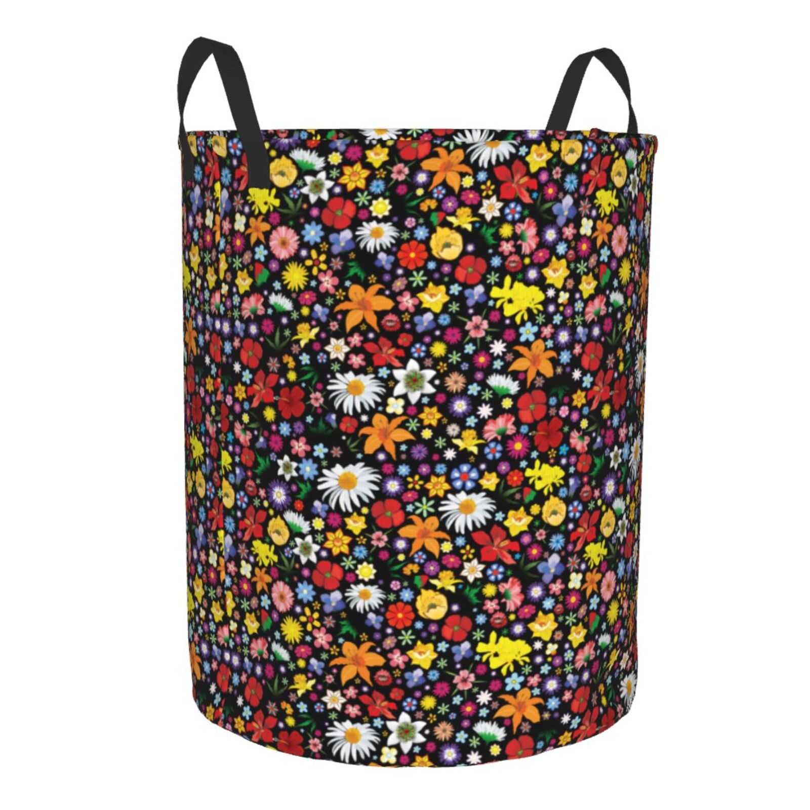 Cauagu Spring And Summer Flowers for Laundry Basket,Collapsible ...