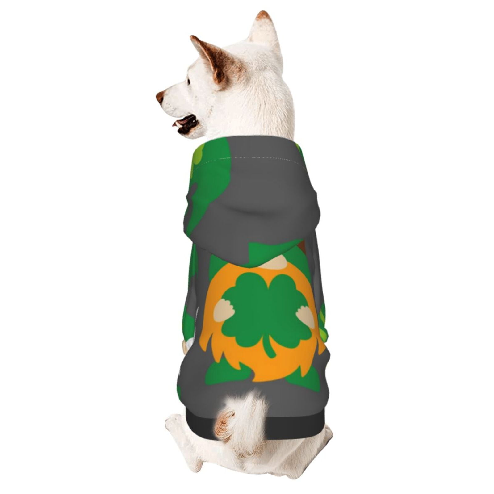 Cauagu Spring St Patrick’S Day Irish Gnomes Pattern Winter Pet Hoodie ...