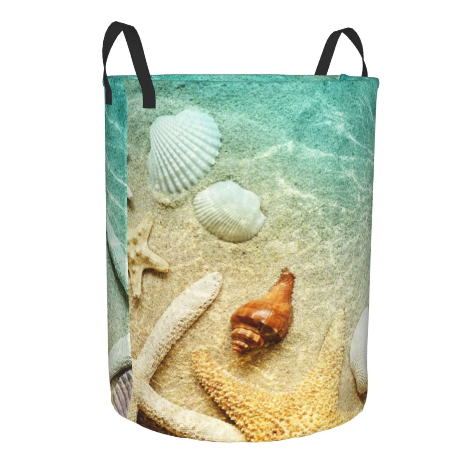 Cauagu Starfish And Seashell On The Beach for Laundry Basket ...