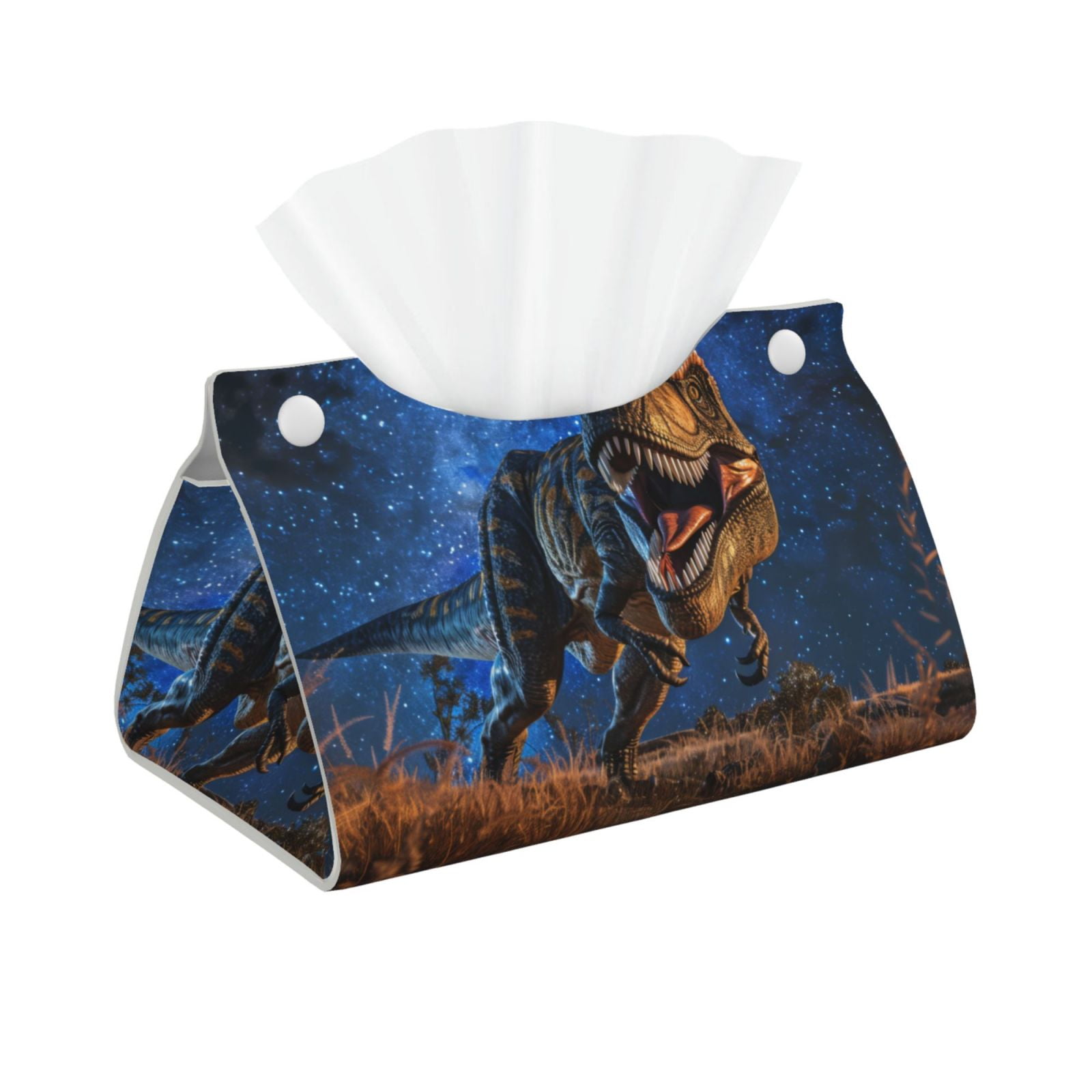 Cauagu Starry Night Charging Dinosaur for Large Tissue Box Cover ...