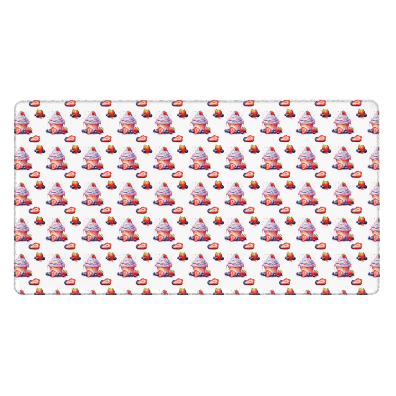 Cauagu Strawberry Blueberry Cream Cake for Large Mouse Pad,XXL Extended ...