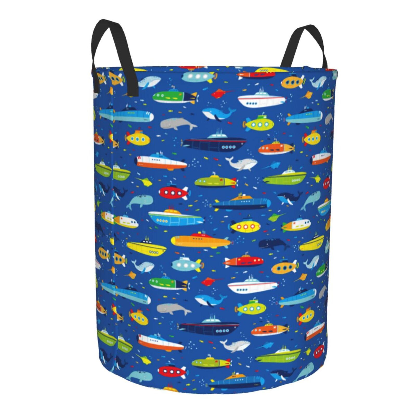 Cauagu Submarines And Whales for Laundry Basket,Collapsible Organizer ...