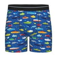 Cauagu Submarines And Whales Print Men's Boxer Briefs, Funny & Cute ...