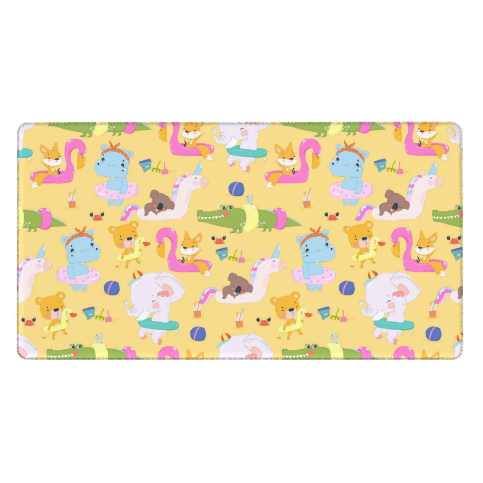 Cauagu Summer Animals for Large Mouse Pad,XXL Extended Gaming Mouse Mat ...