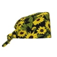 Cauagu Sunflowers In Vintage Pattern 1 Pcs Working Caps,Adjustable ...