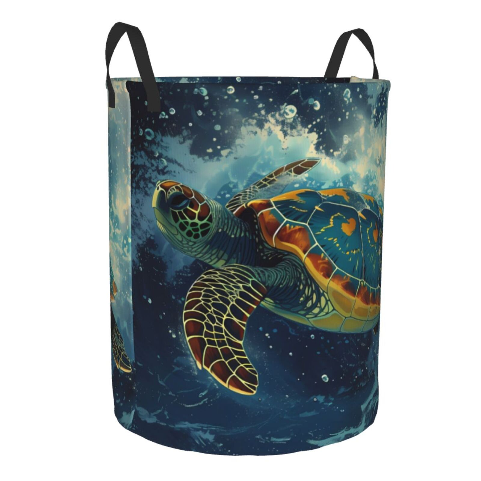 Cauagu Surfing Turtle for Laundry Basket,Collapsible Organizer Basket ...