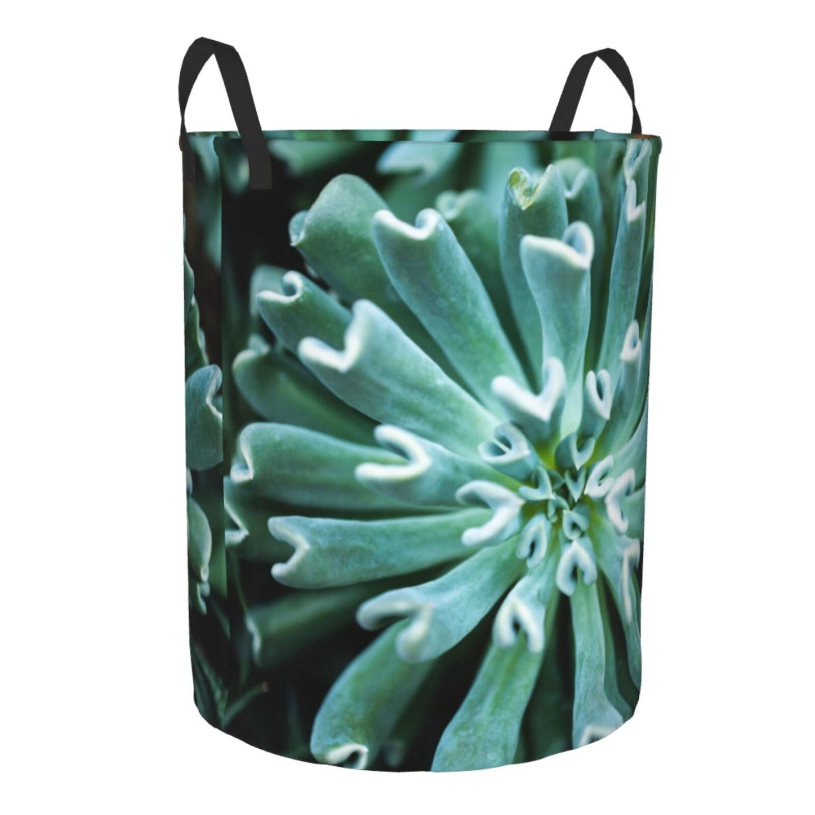Cauagu Teal Cactus for Laundry Basket,Collapsible Organizer Basket for ...