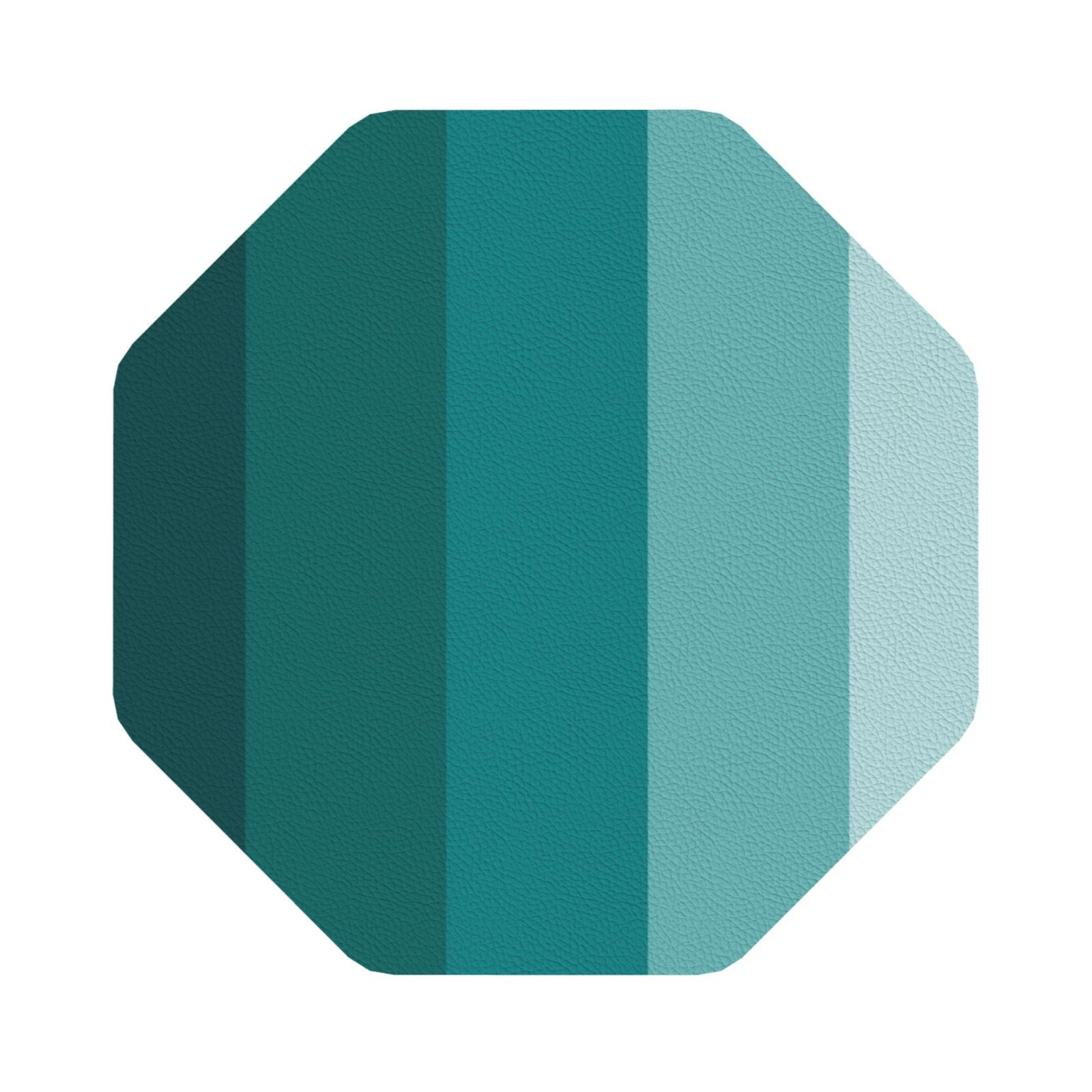 Cauagu Teal Color for Round Coaster,Drink Coasters Set of 4 Leather Bar ...