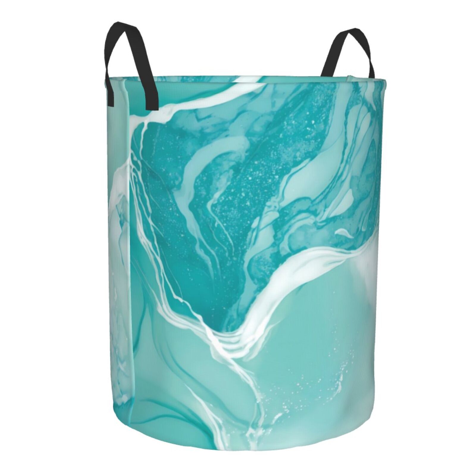 Cauagu Teal Turquoise 1 for Laundry Basket,Collapsible Organizer Basket ...