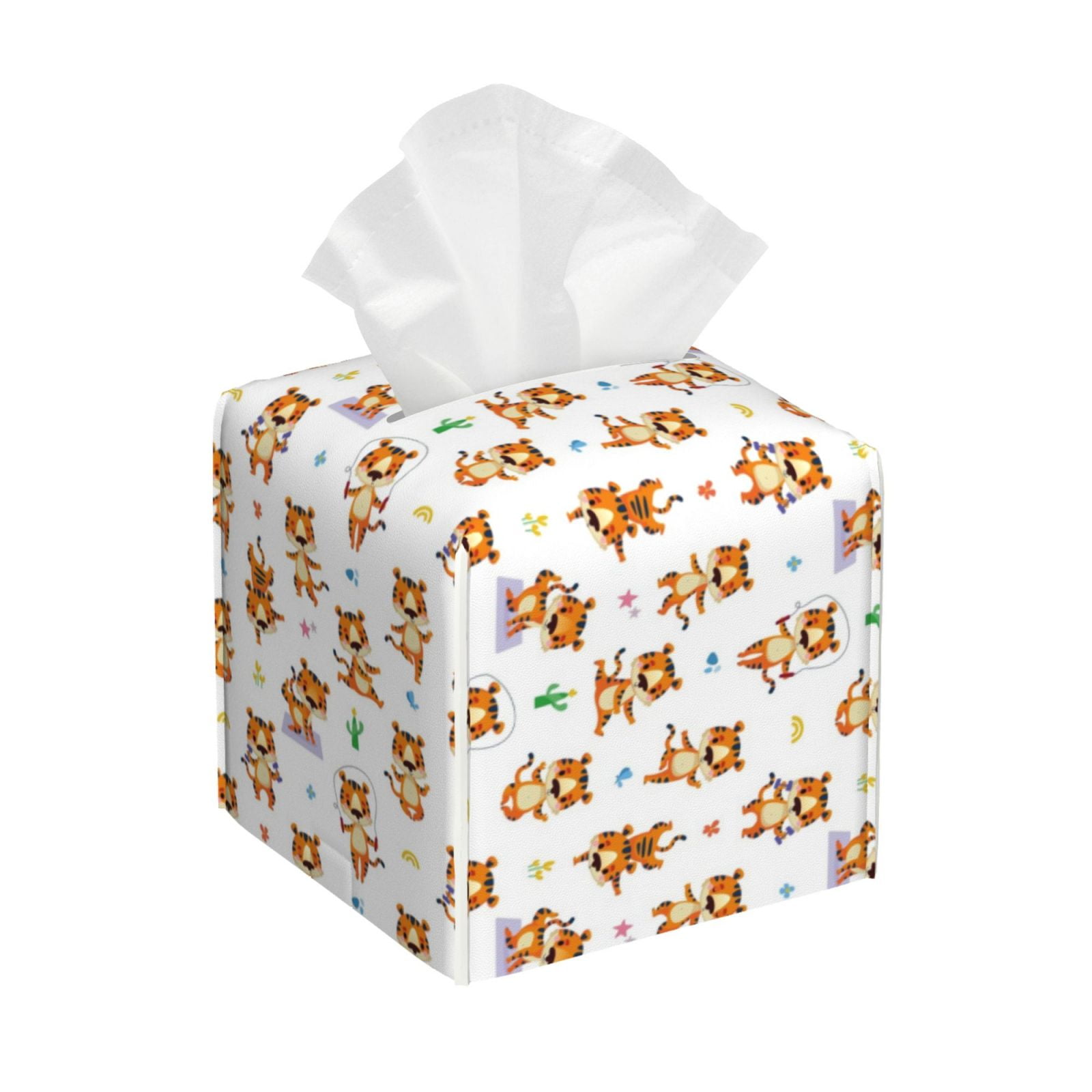 Cauagu Tigers go in for Sports Print Tissue Box Cover,Leather Square ...