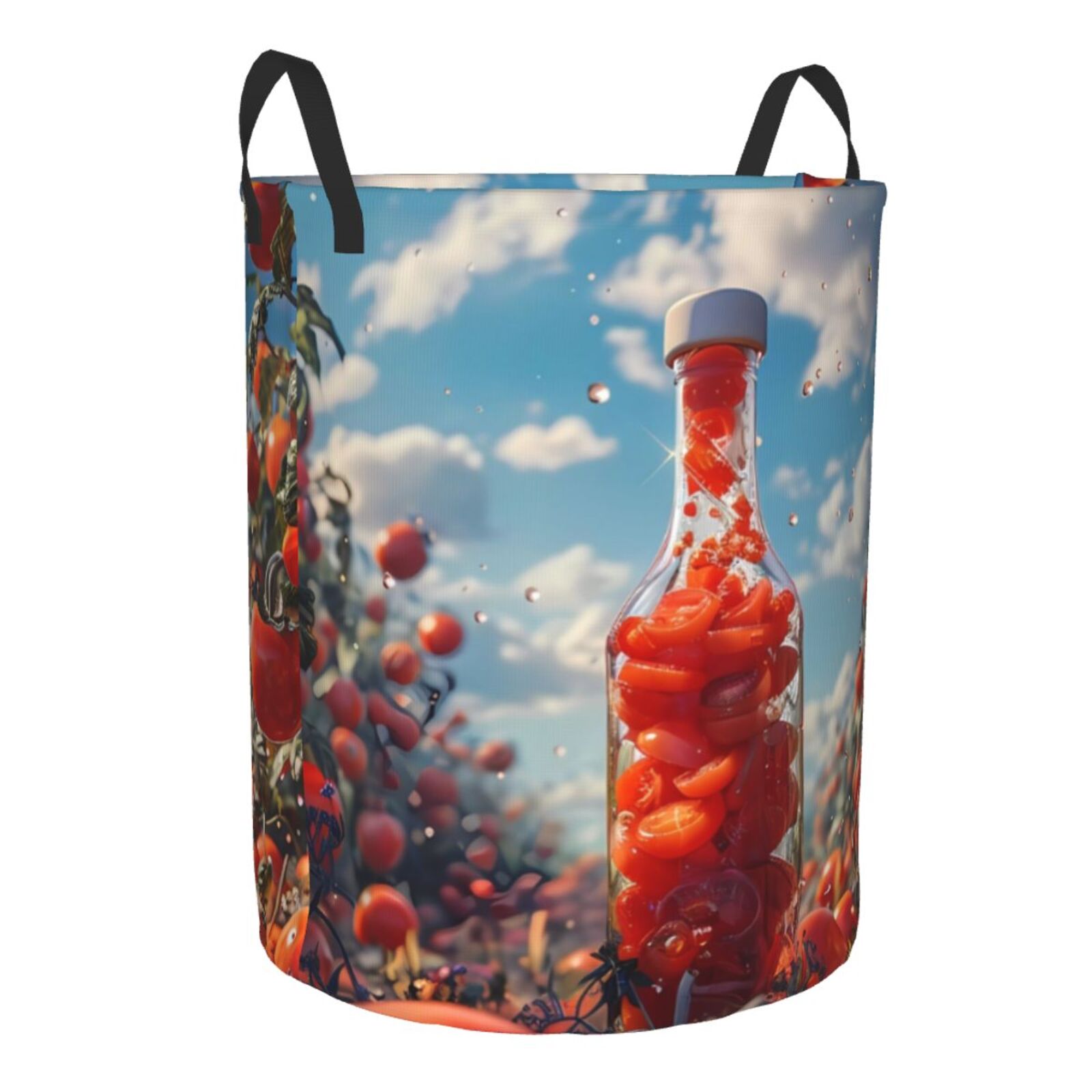 Cauagu Tomato Field Bottle for Laundry Basket,Collapsible Organizer ...