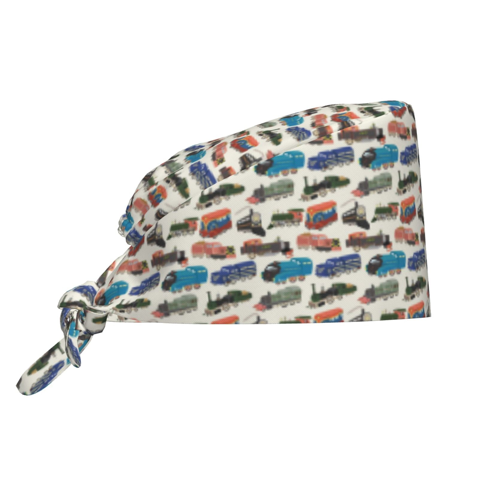 Cauagu Train Pattern 1 Pcs Working Caps,Adjustable Working Hats Elastic ...