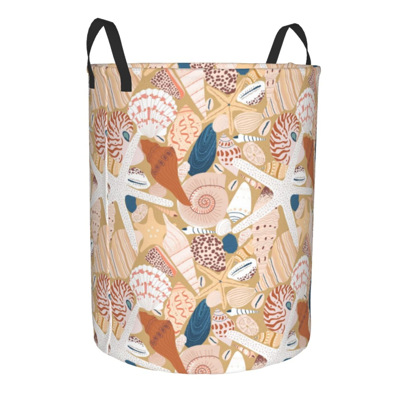 Cauagu Tropical Beach Sea Shell for Laundry Basket,Collapsible ...
