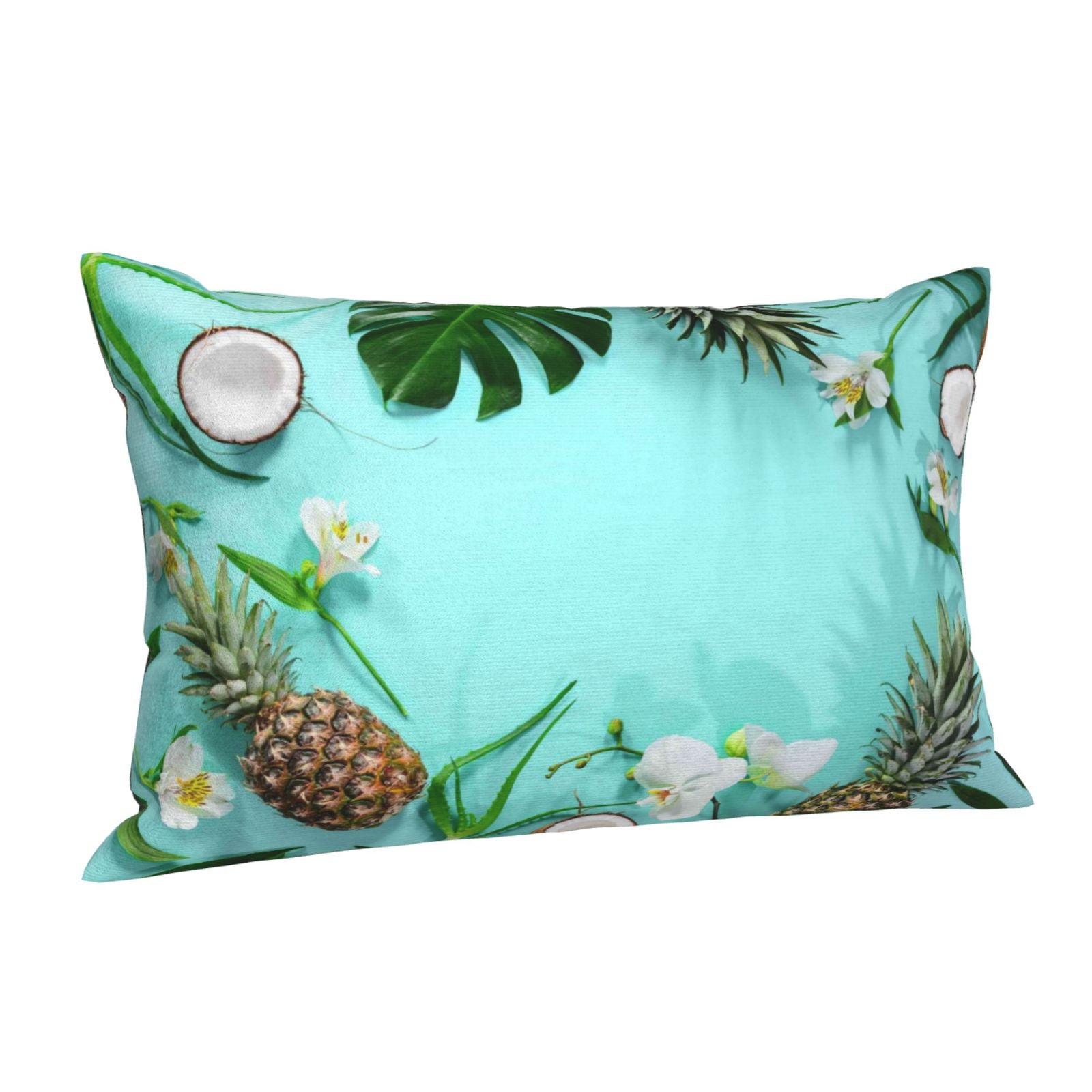 Cauagu Tropical Pineapple Print Pillow Covers with Envelope Closure,1PC ...