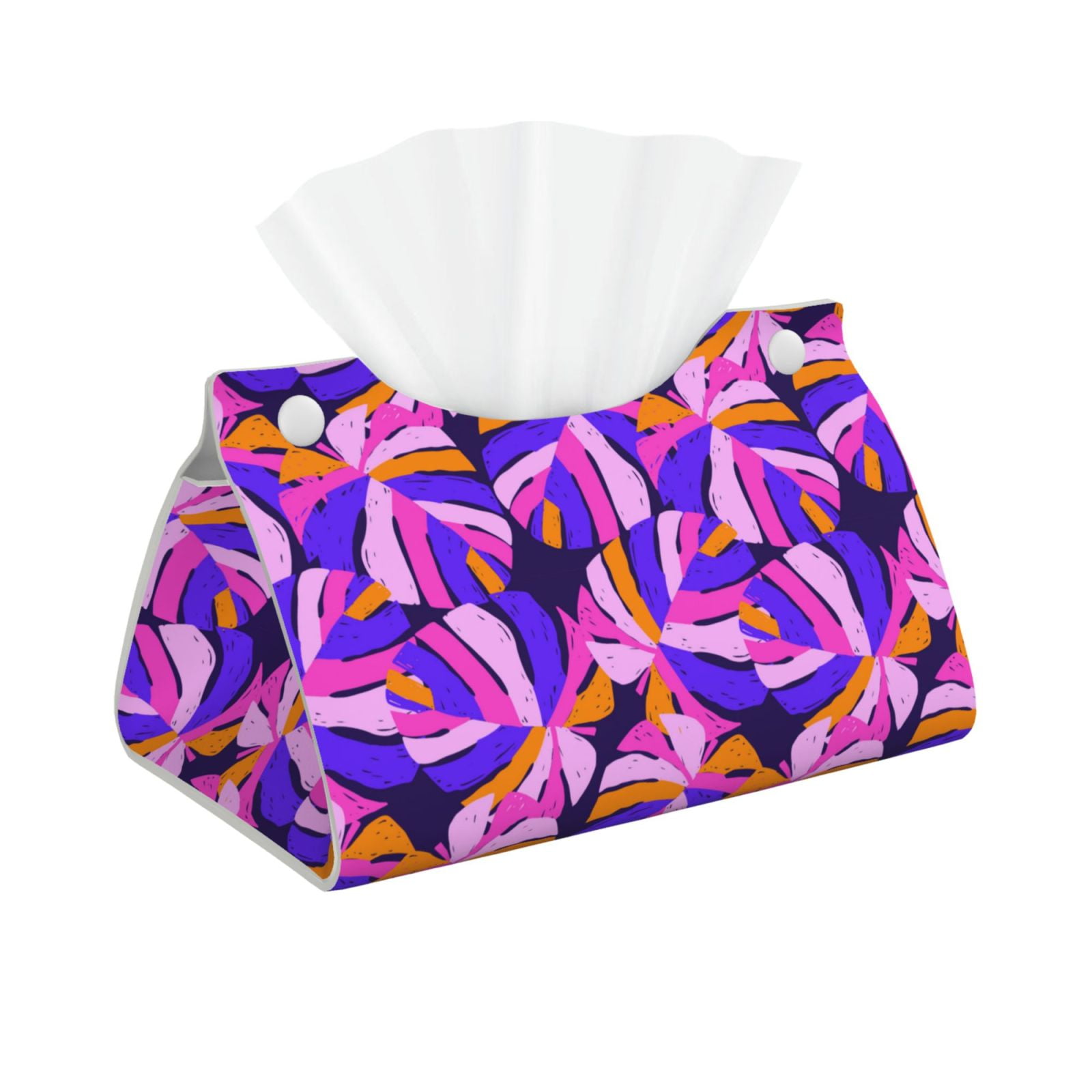 Cauagu Tropics Leaf for Large Tissue Box Cover Rectangular–Plus Size ...
