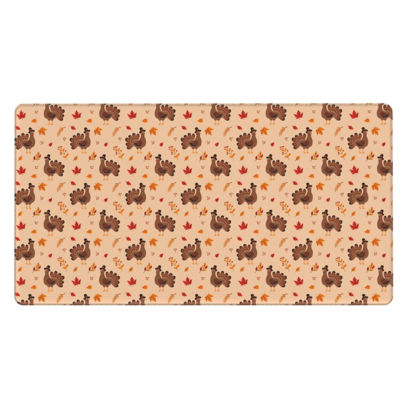 Cauagu Turkey And Autumn Leaves for Large Mouse Pad,XXL Extended Gaming ...