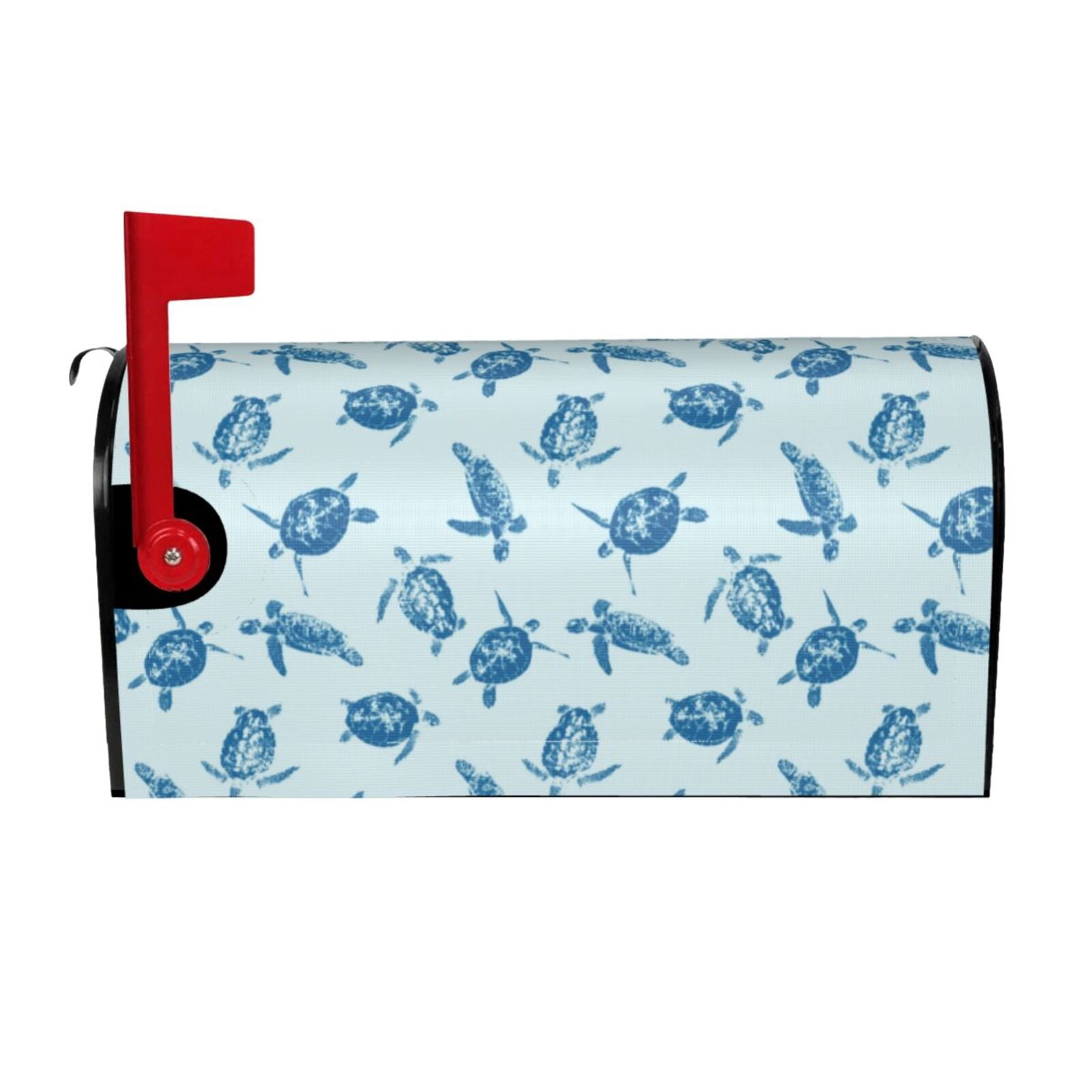 Cauagu Turtle Pattern Magnetic Mailbox Covers, Mailbox Cover Waterproof ...