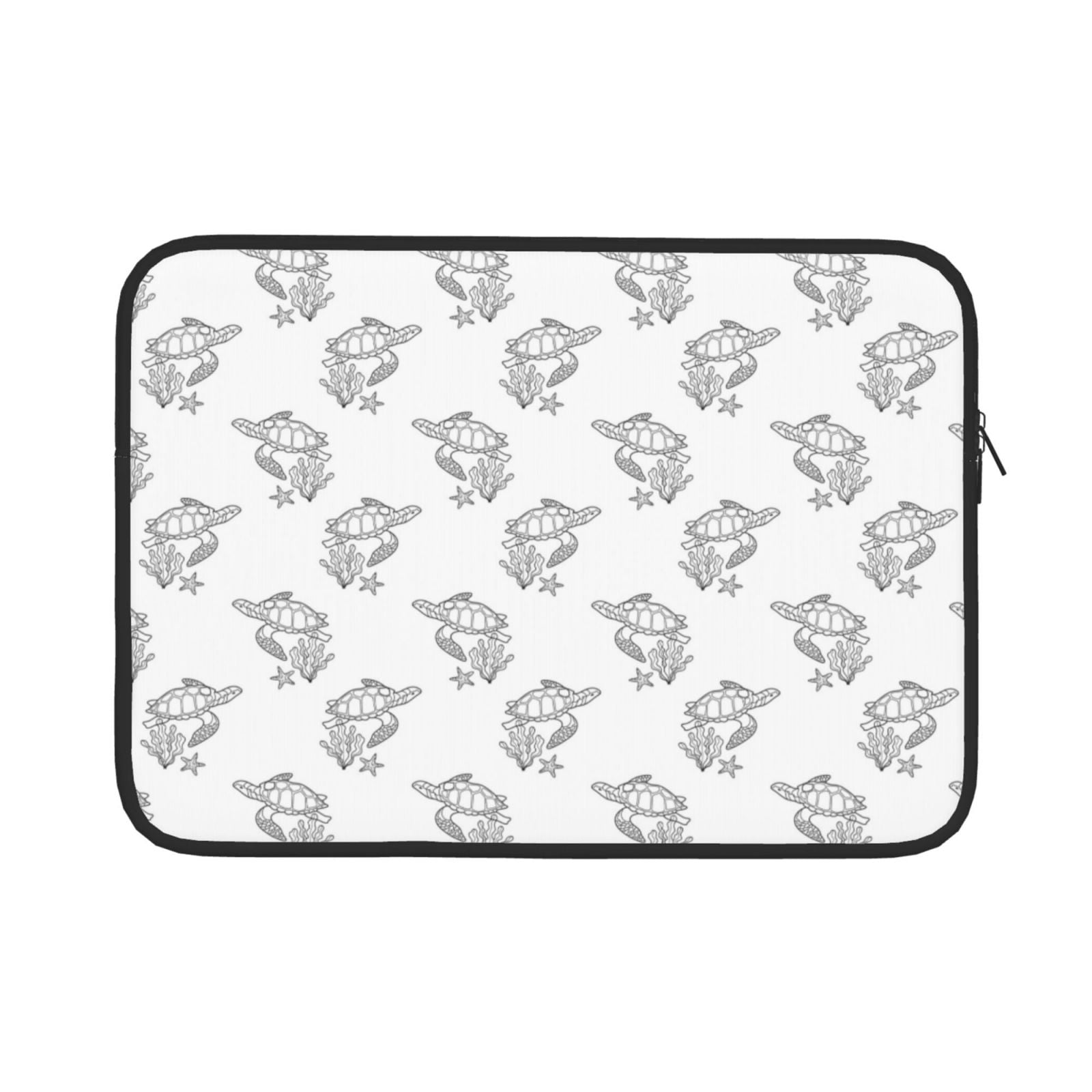 Cauagu Turtle Print Laptop Sleeve Case, Laptop Cover Portable Laptop ...