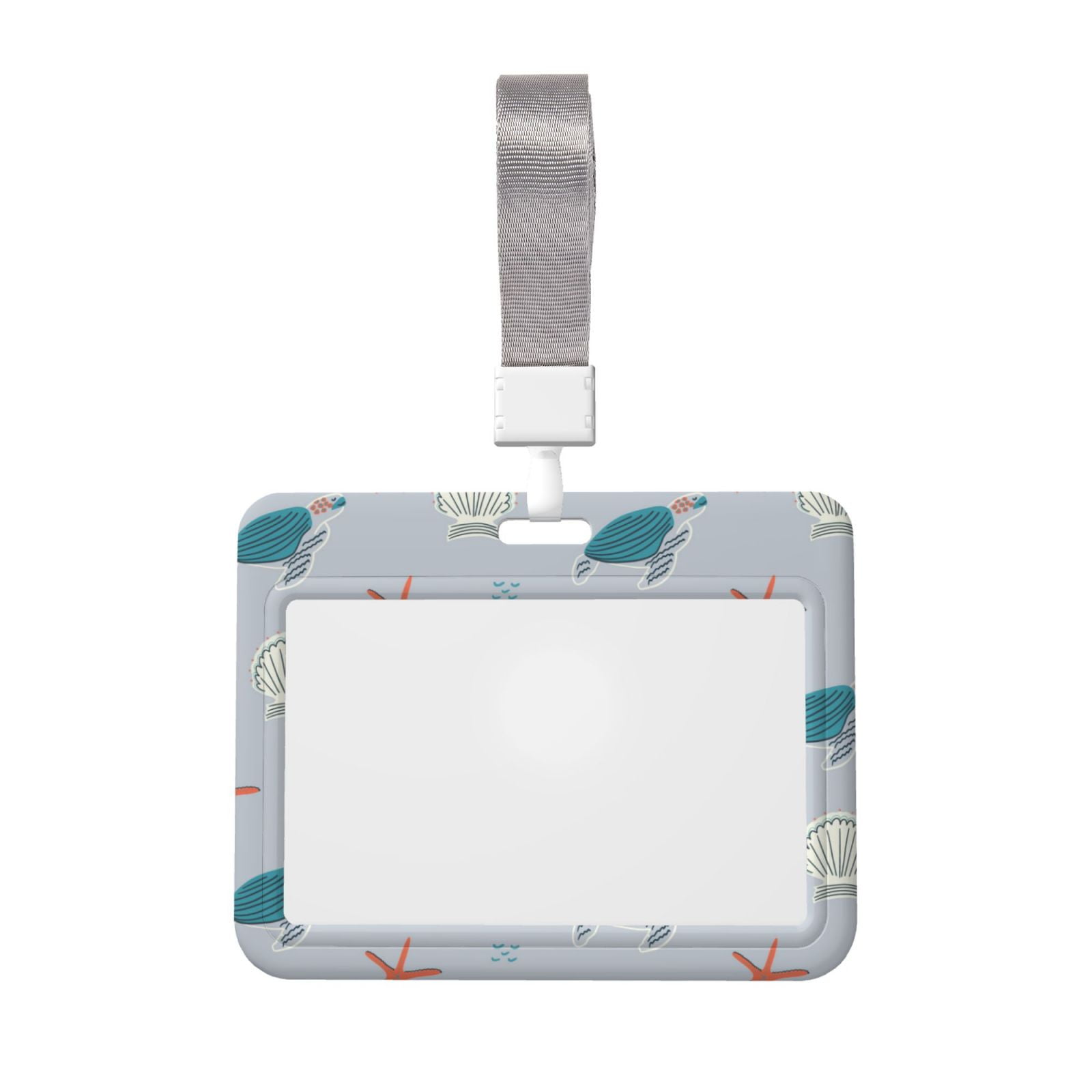 Cauagu Turtles And Shells for ID Badge Holder,Badge Holder with Windows ...