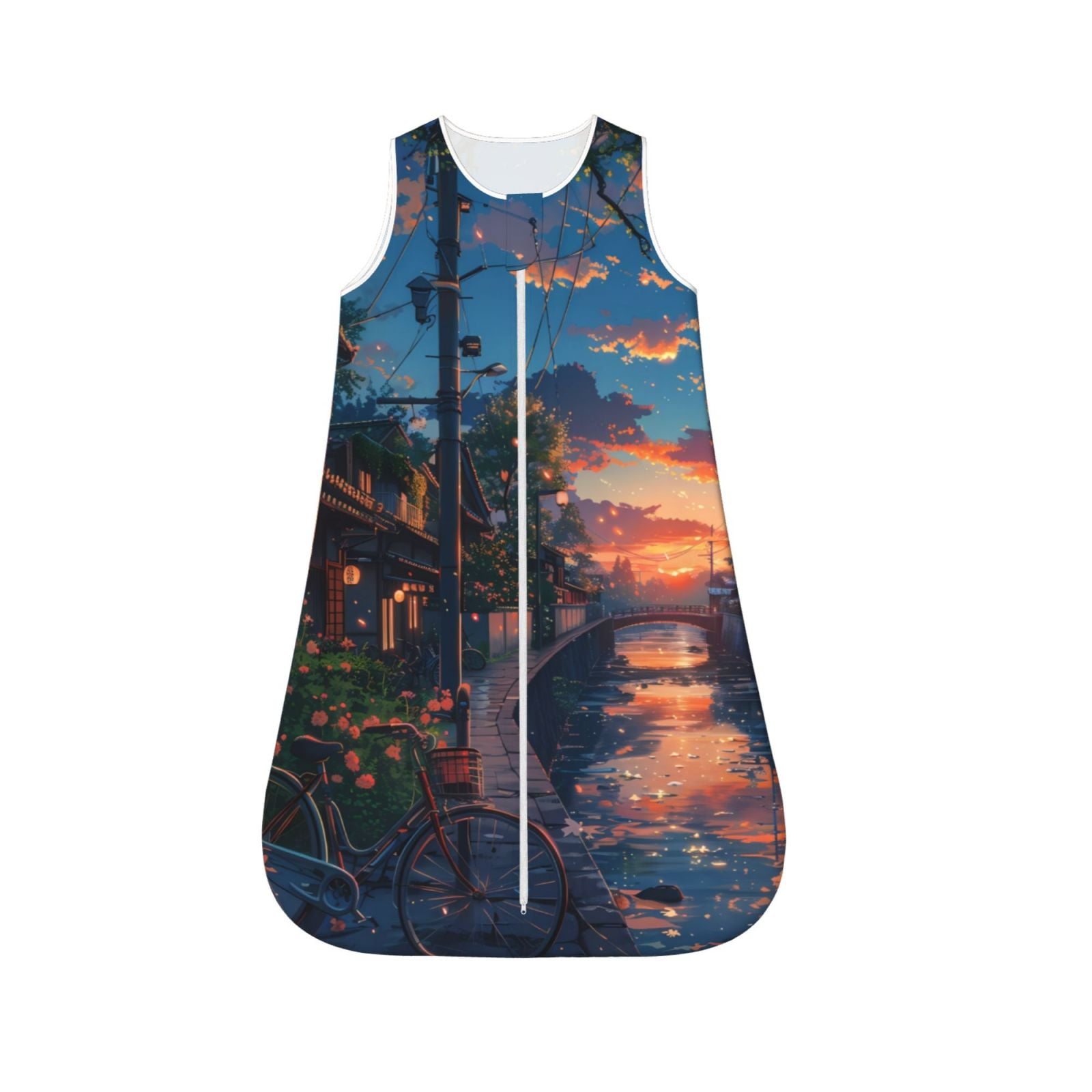 Cauagu Twilight Canal Reflection for Infant Wearable Blanket,Unisex ...
