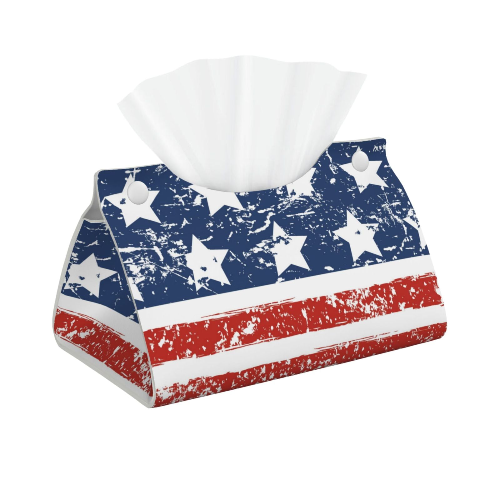 Cauagu USA Colors Stripes1 for Large Tissue Box Cover Rectangular–Plus ...