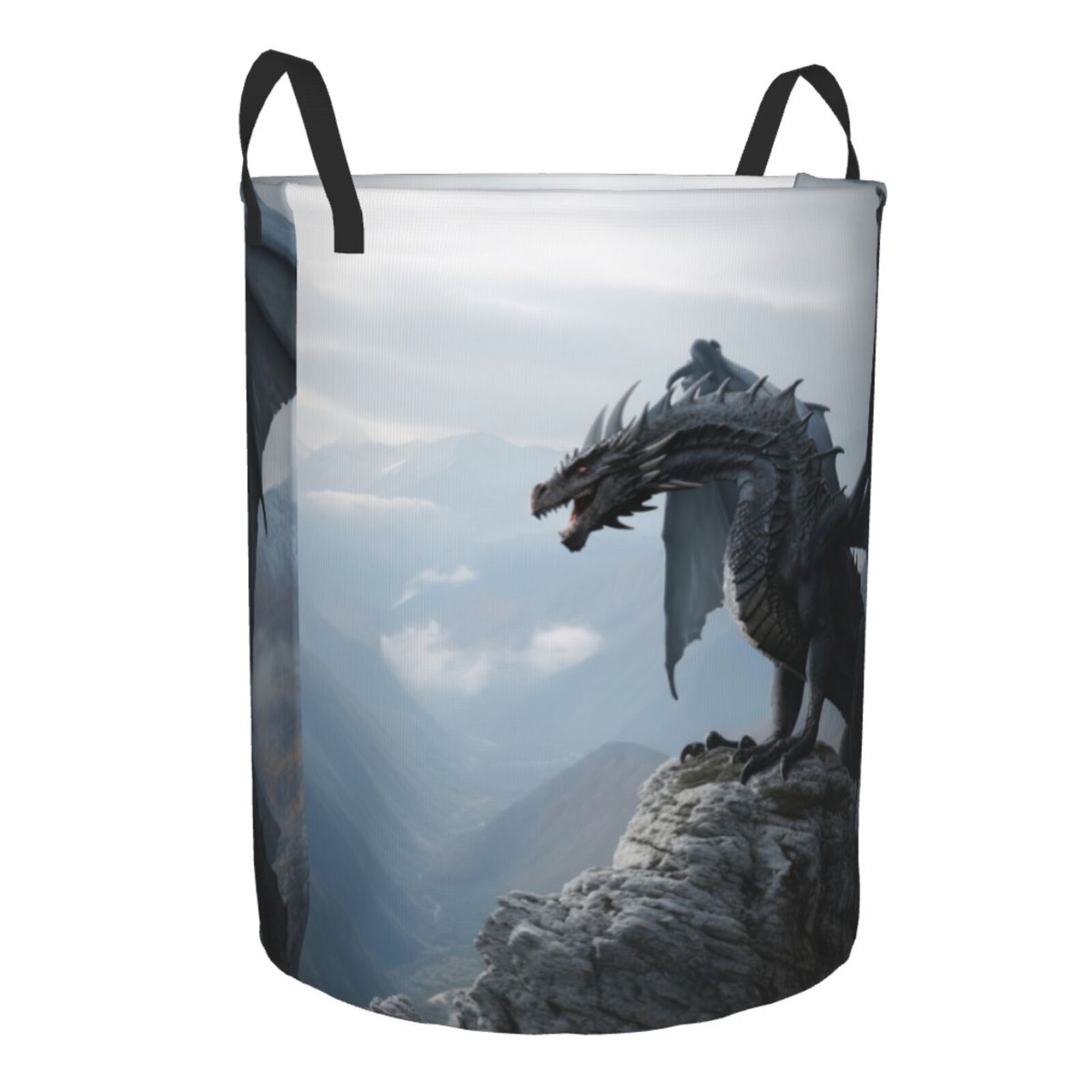 Cauagu Valley Gray Dragon for Laundry Basket,Collapsible Organizer ...