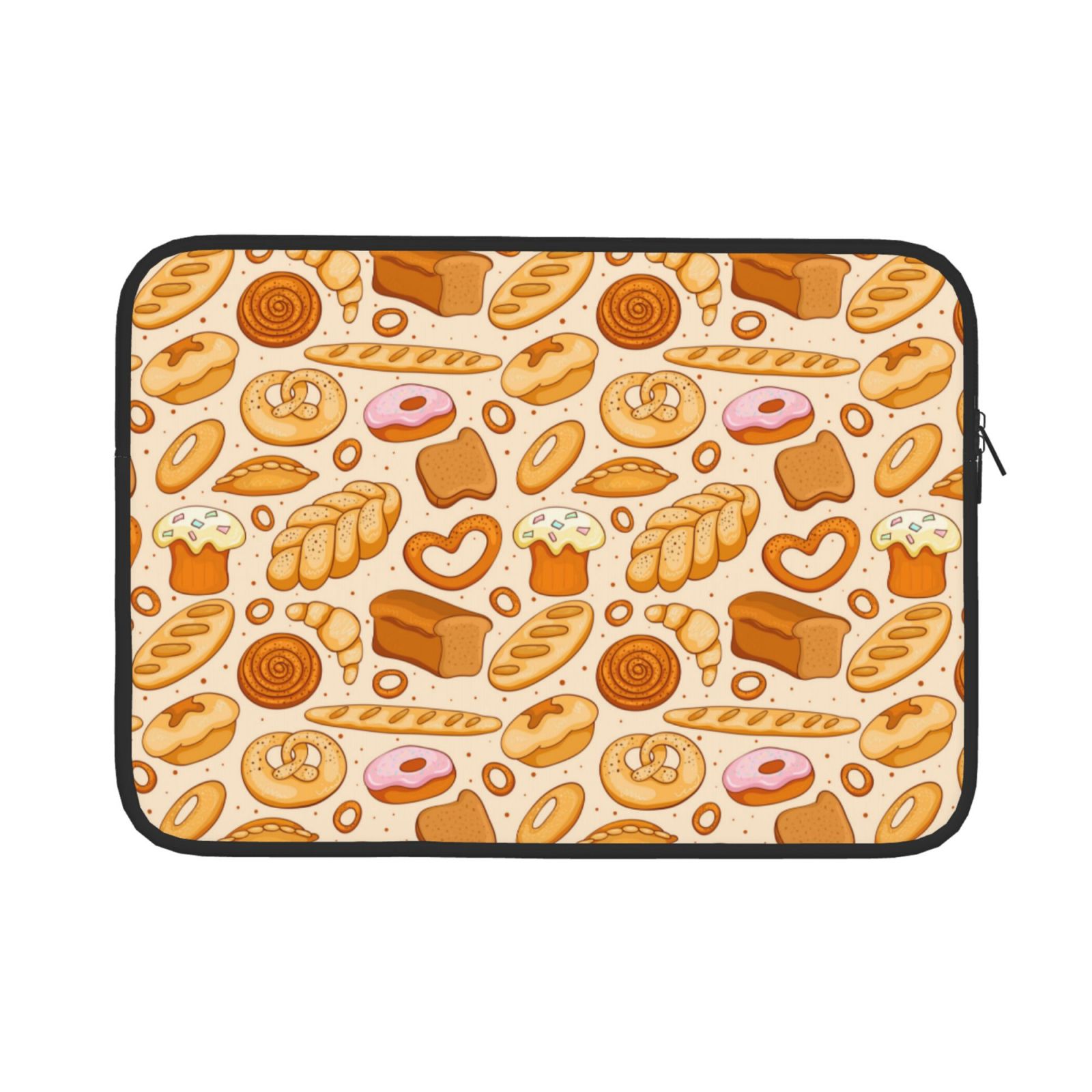 Cauagu Various Bread Print Laptop Sleeve Case, Laptop Cover Portable ...