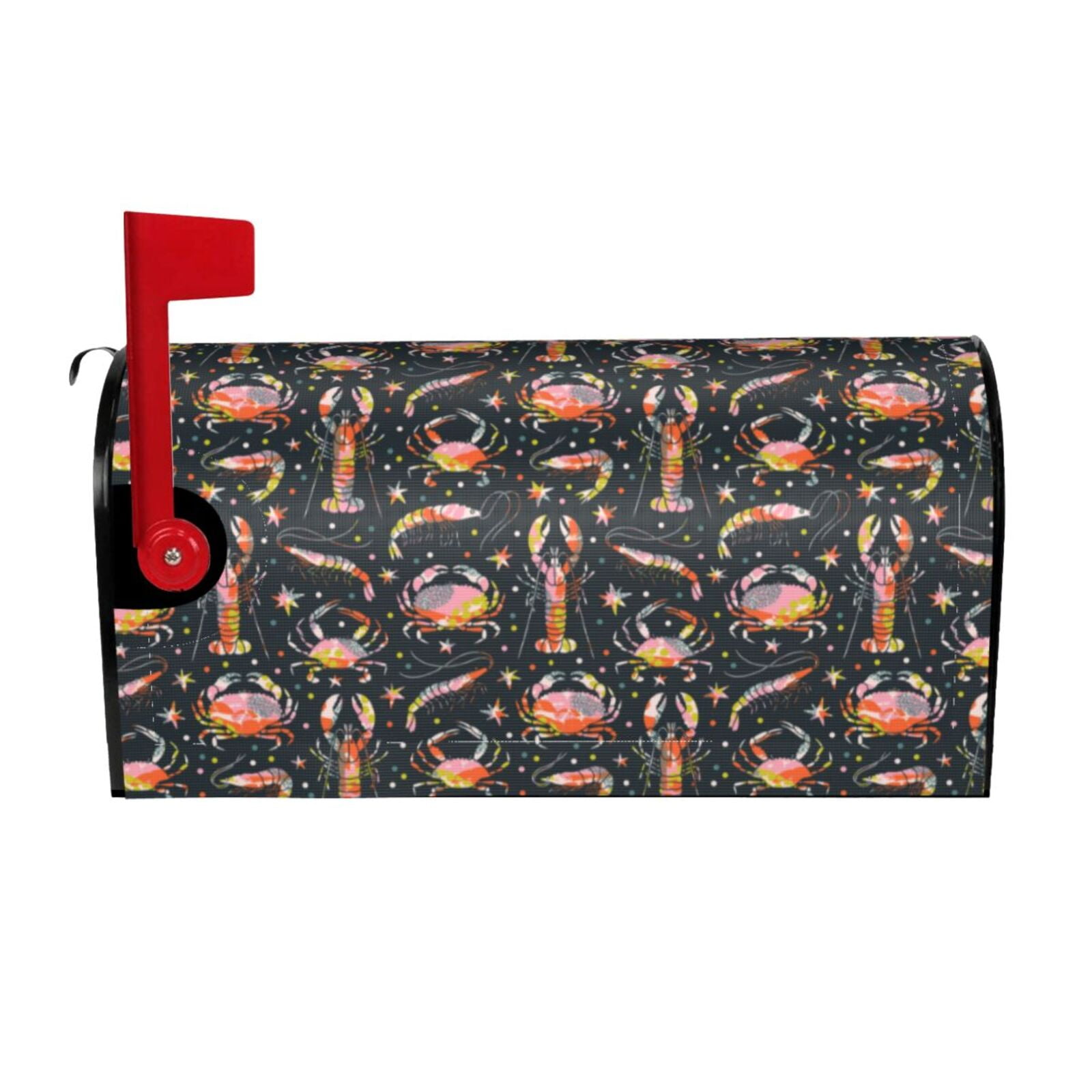 Cauagu Various Crustaceans Pattern Magnetic Mailbox Covers, Mailbox ...
