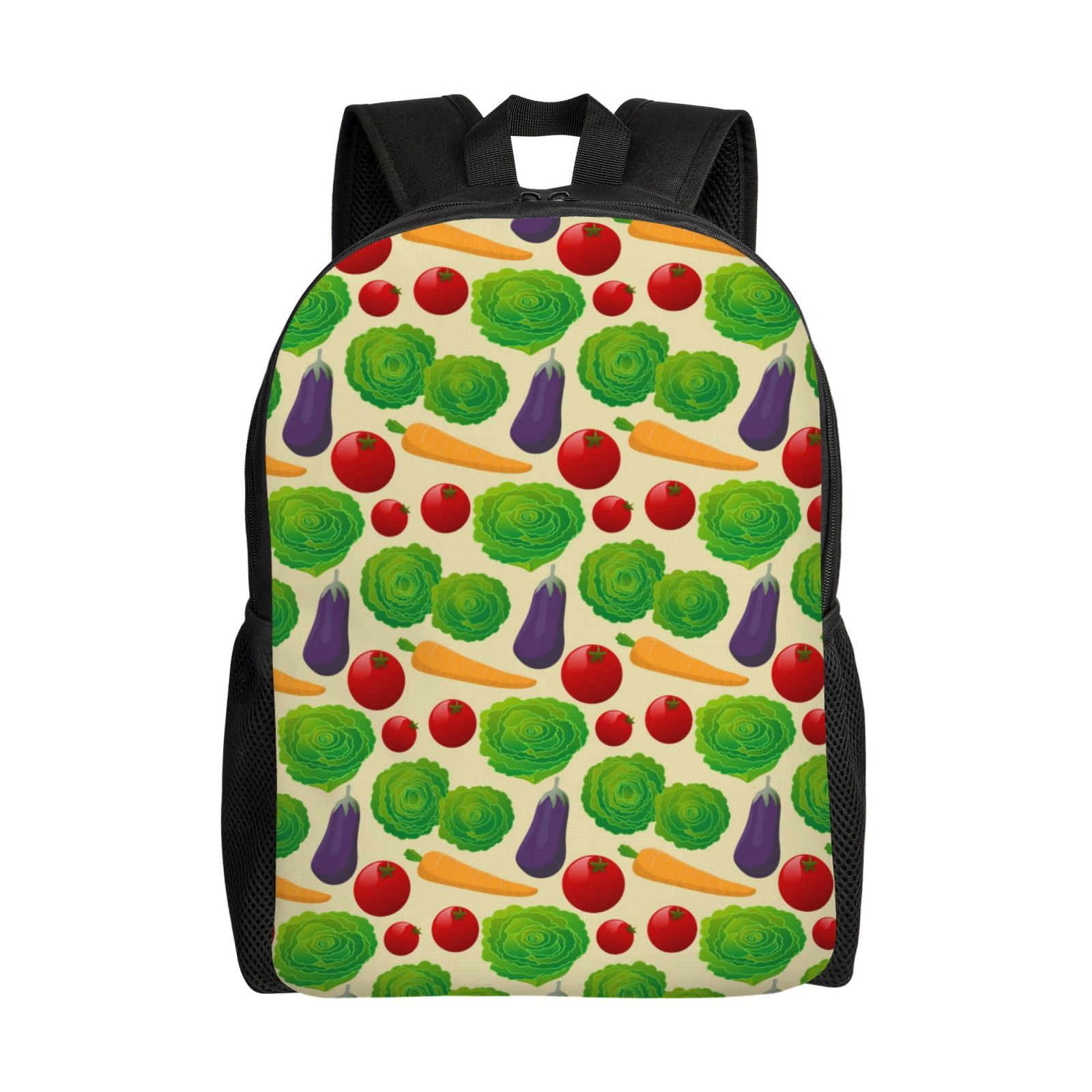 Cauagu Vegetable Print Backpacks,Travel Daypack Casual Laptop Backpack ...