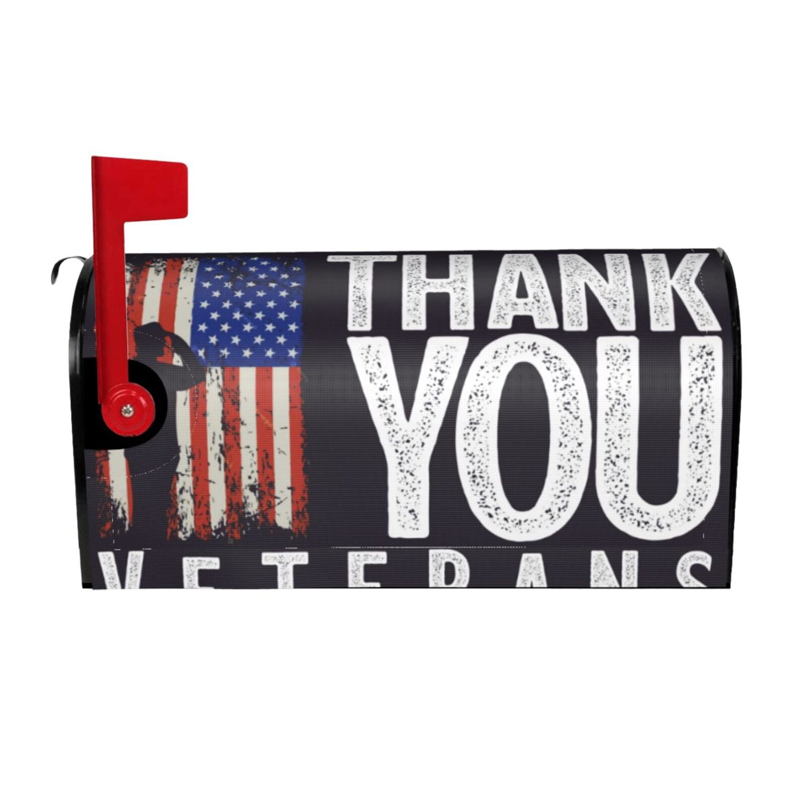 Cauagu Veterans Day2 Pattern Magnetic Mailbox Covers, Mailbox Cover ...