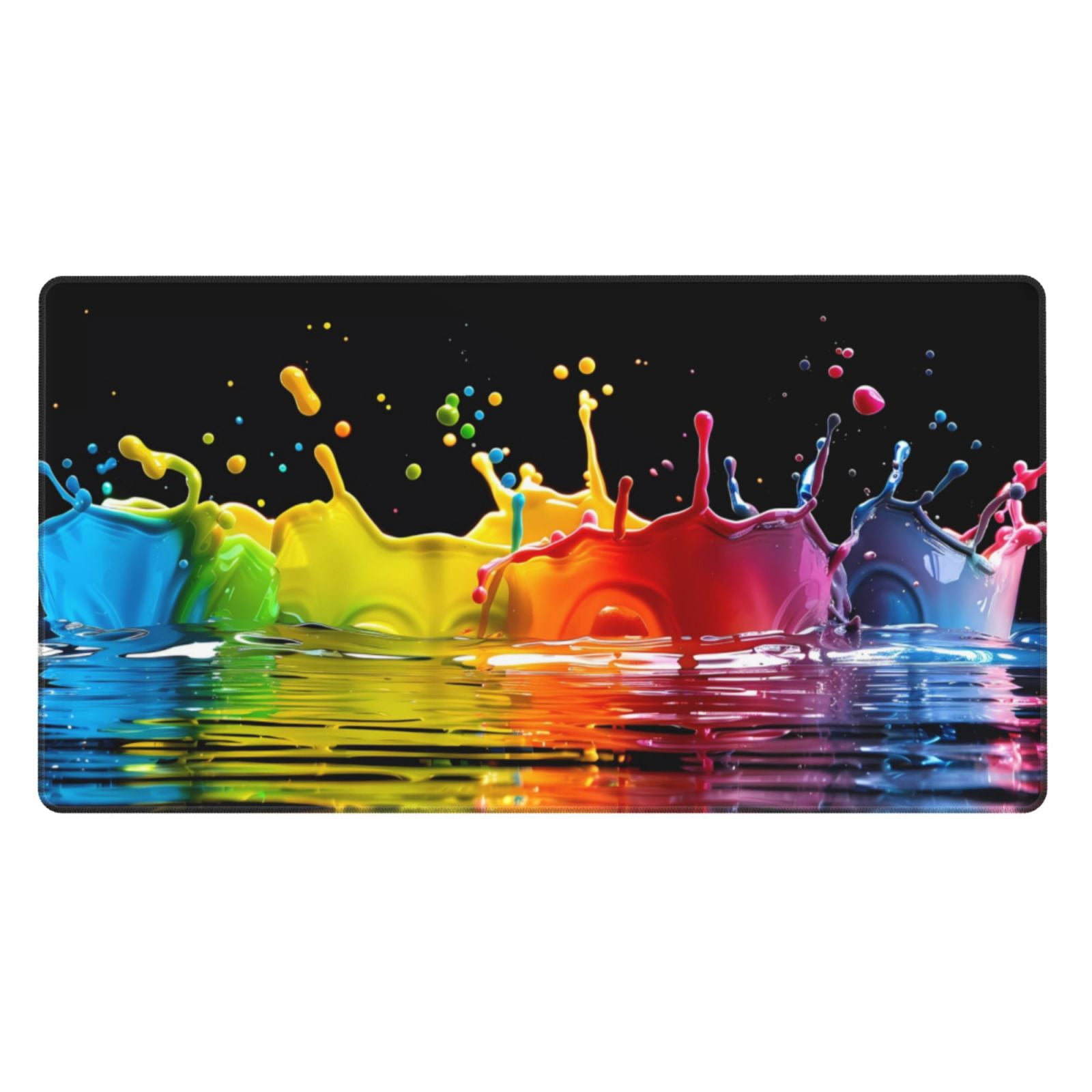 Cauagu Vibrant Color Splash for Large Mouse Pad,XXL Extended Gaming ...