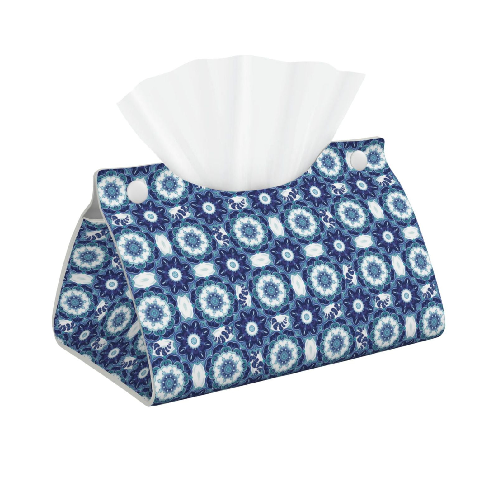 Cauagu Vintage Blue for Large Tissue Box Cover Rectangular–Plus Size ...