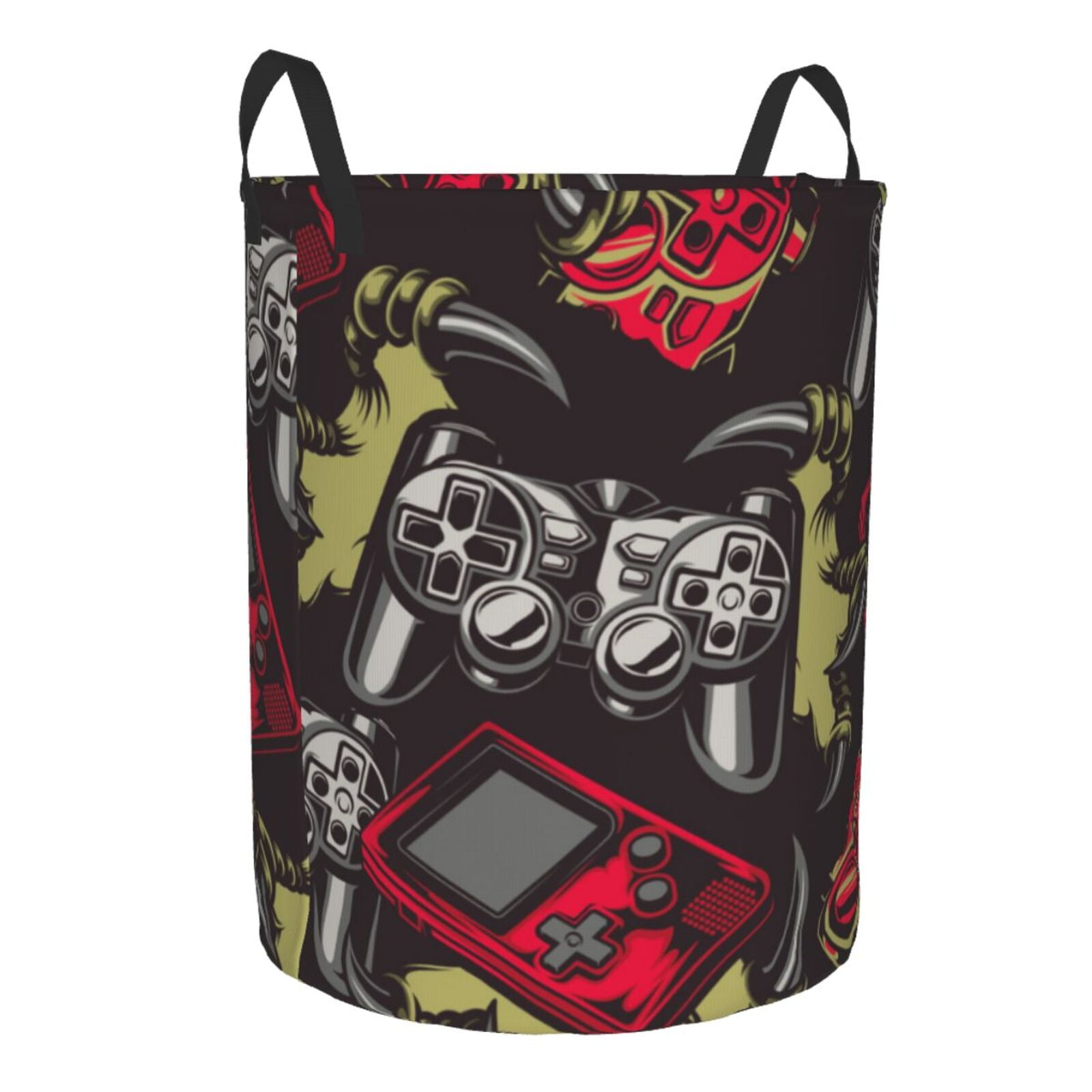 Cauagu Vintage Gaming for Laundry Basket,Collapsible Organizer Basket ...