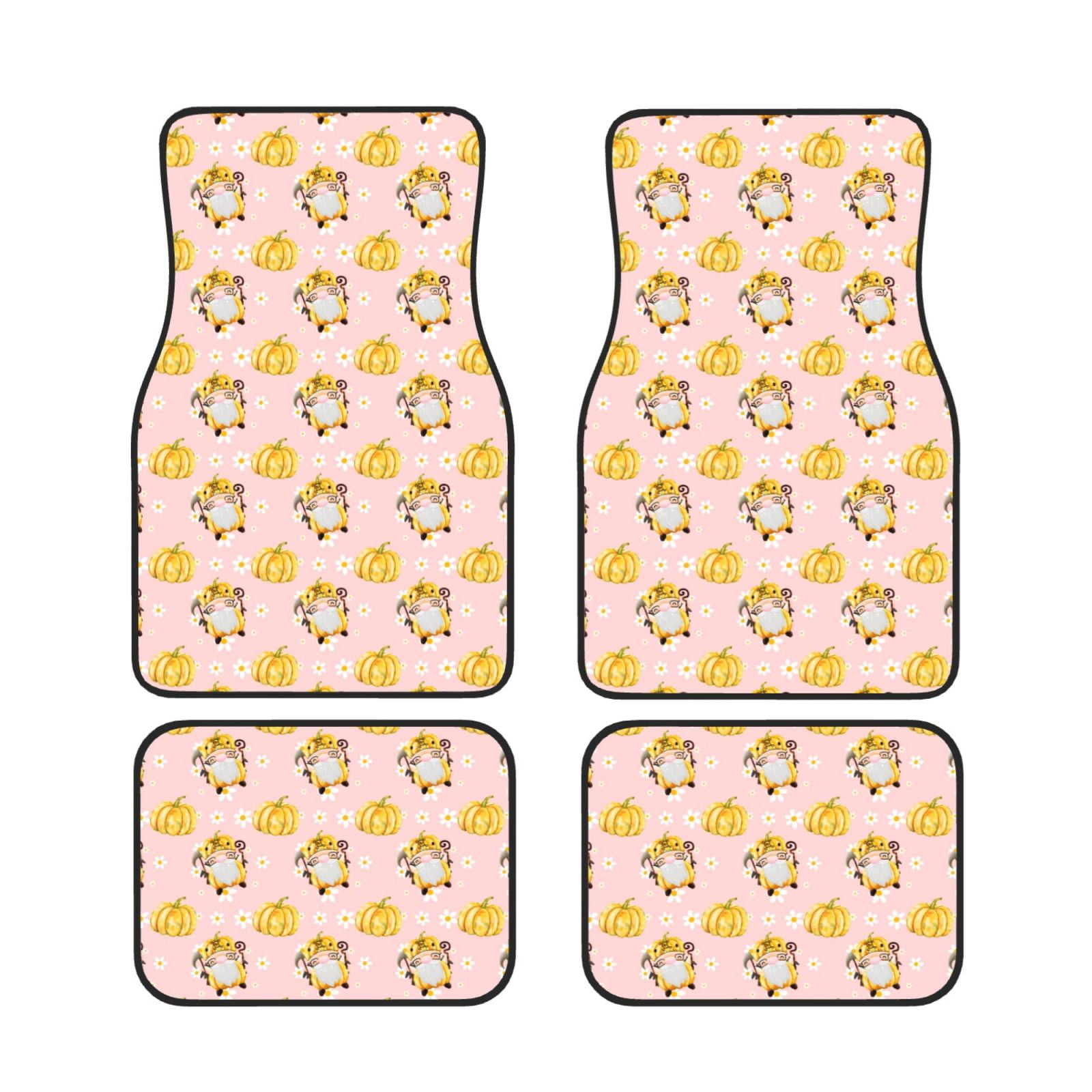 Cauagu Watercolor Gnomes Pattern Car Floor Mat Set of 4,Car Carpet Mats ...