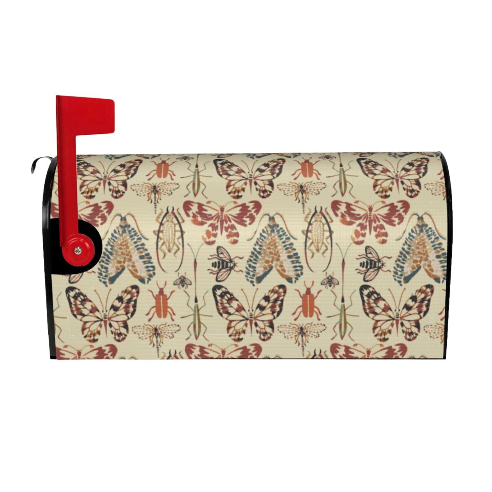 Cauagu Watercolor Insects Pattern Magnetic Mailbox Covers, Mailbox ...