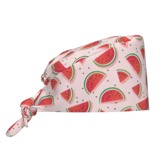 Cauagu Watermelon Pattern 1 Pcs Working Caps,Adjustable Working Hats ...