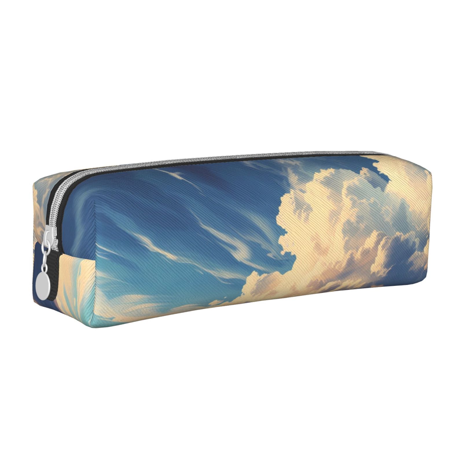 Cauagu Western Desert Cloud Cowboy Print Leather Pencil Pen Case ...