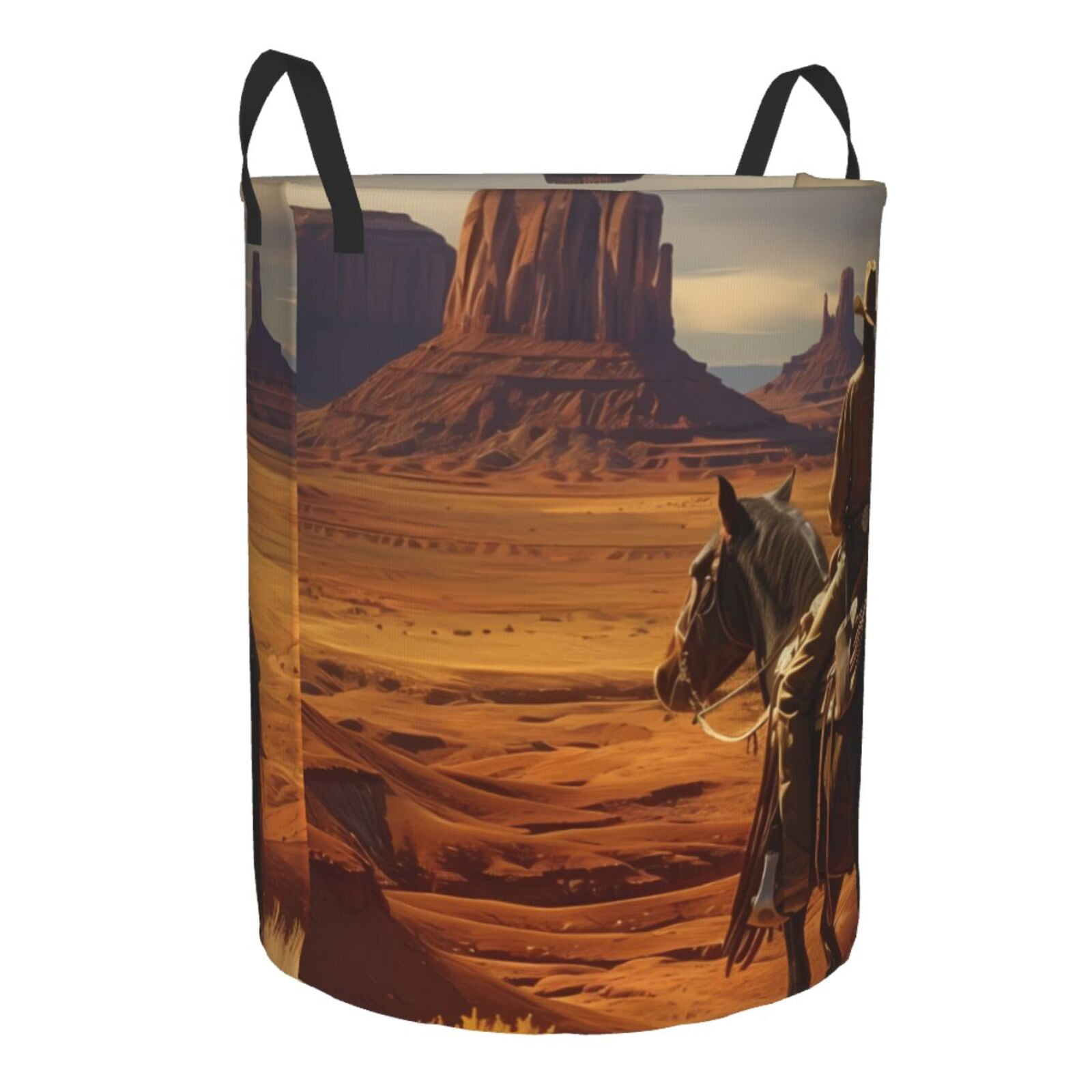 Cauagu Western Desert Cowboy Cloud for Laundry Basket,Collapsible ...