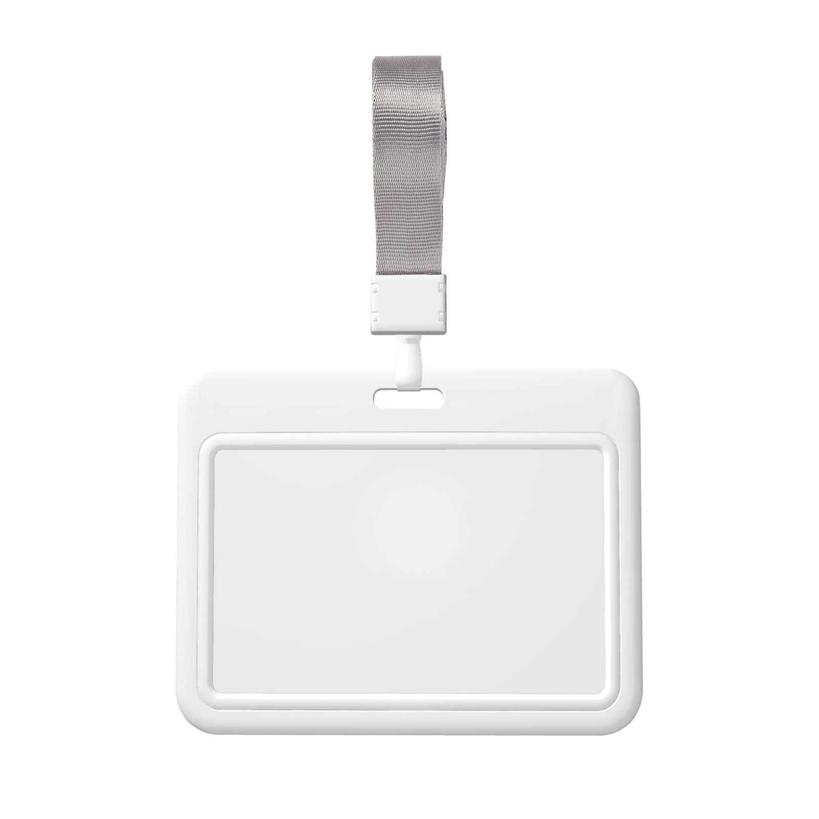 Cauagu White for ID Badge Holder,Badge Holder with Windows Key Card ...