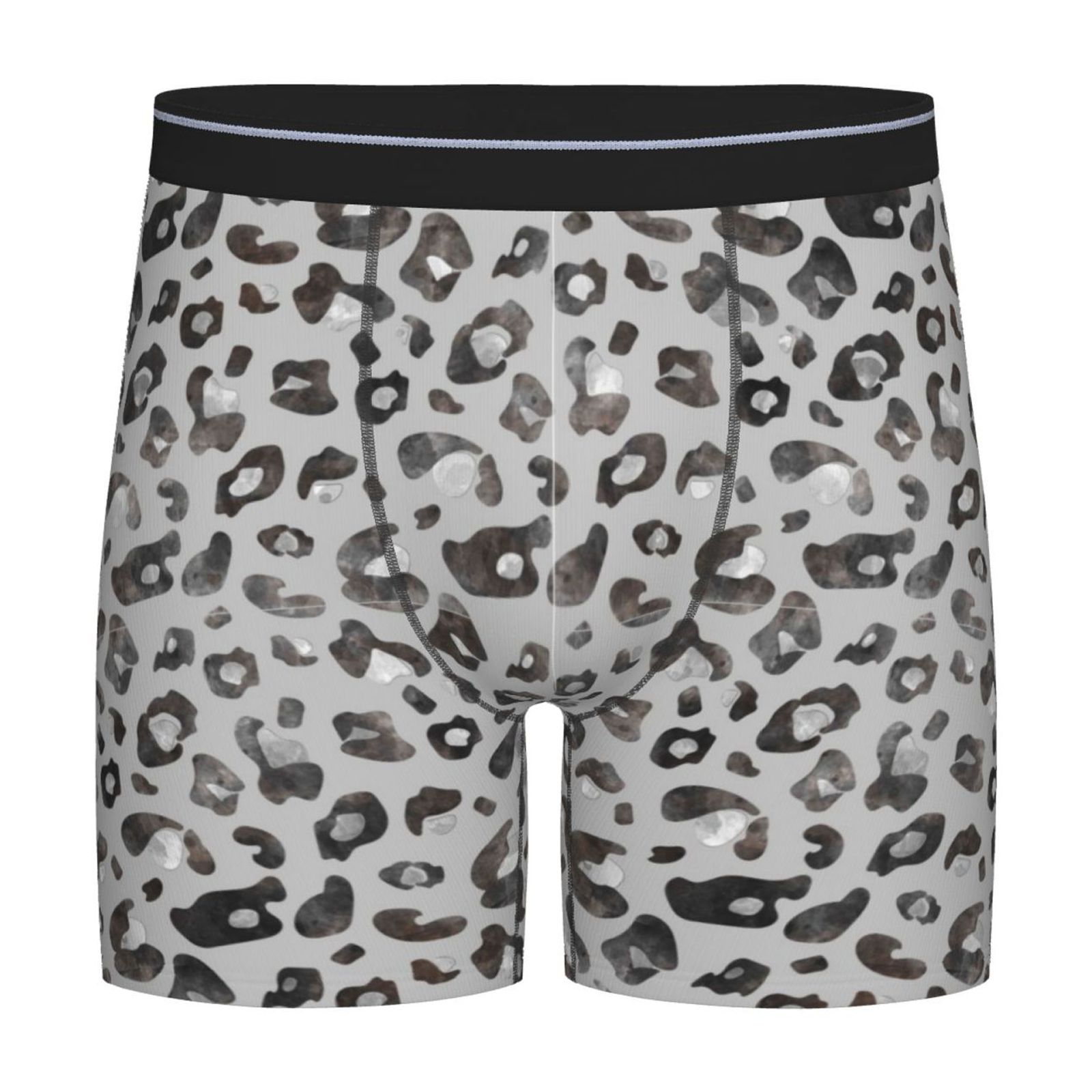 Cauagu Wild Animal Leopard Print Print Men's Boxer Briefs, Funny & Cute ...