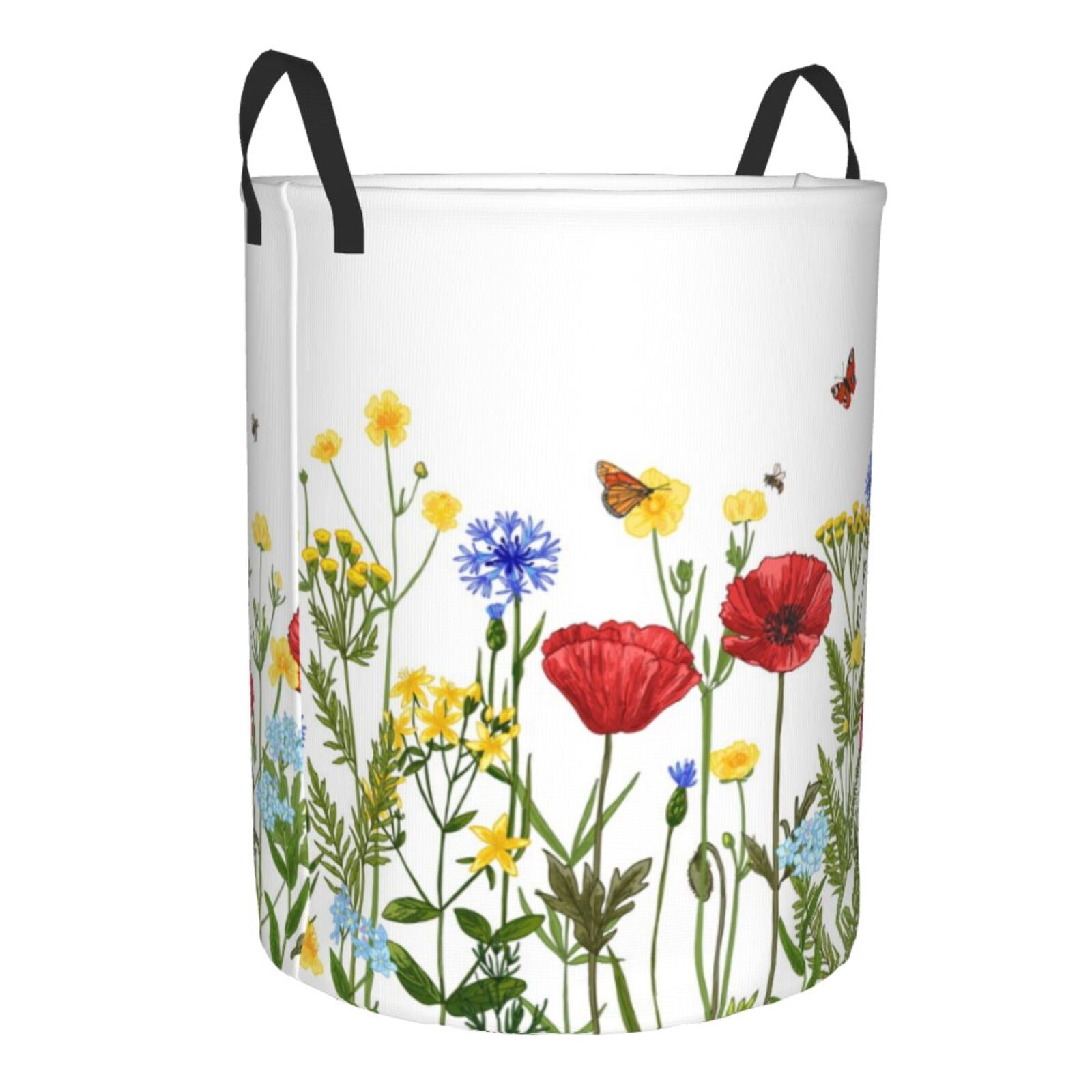 Cauagu Wild Herbs for Laundry Basket,Collapsible Organizer Basket for ...