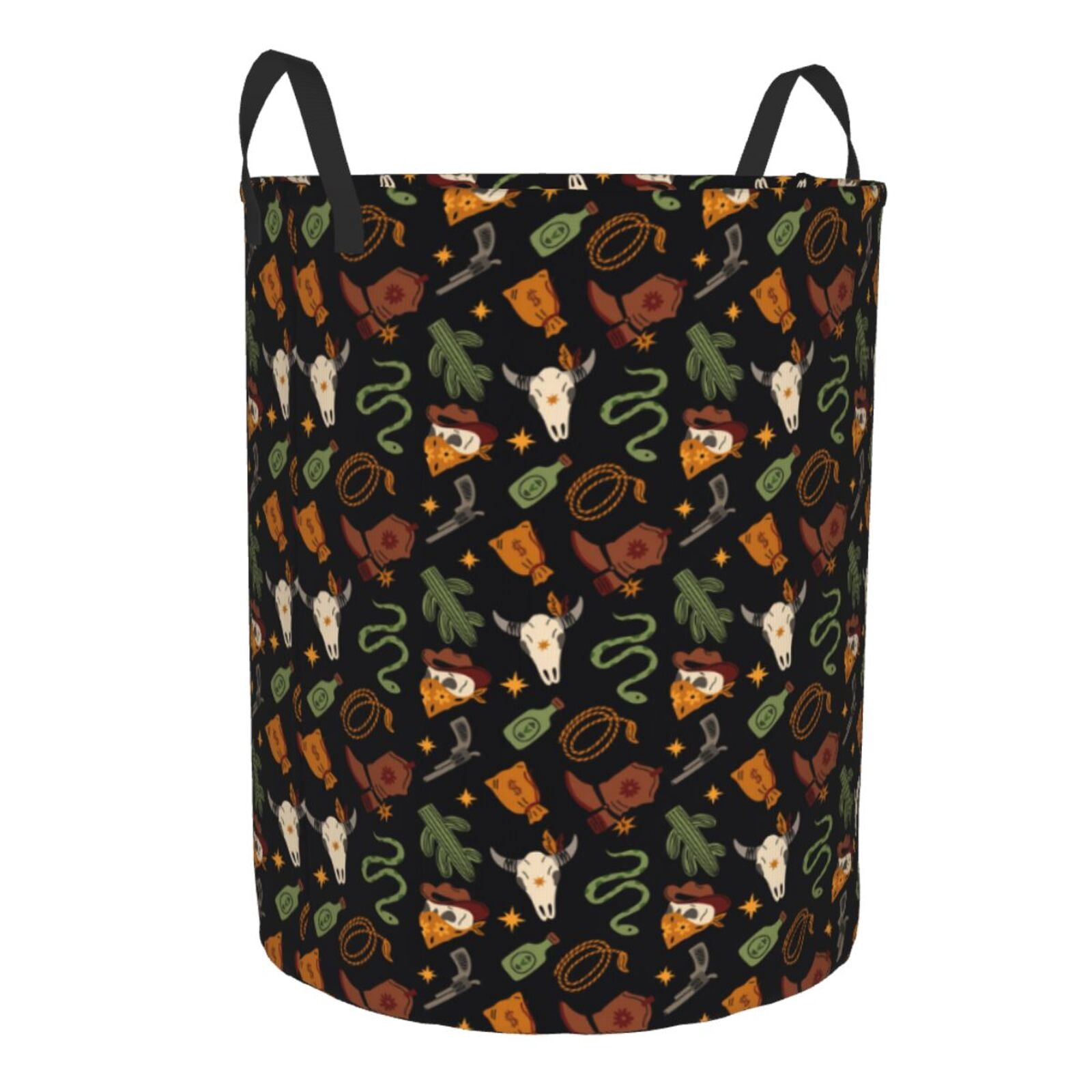 Cauagu Wild West Cowboy for Laundry Basket,Collapsible Organizer Basket ...