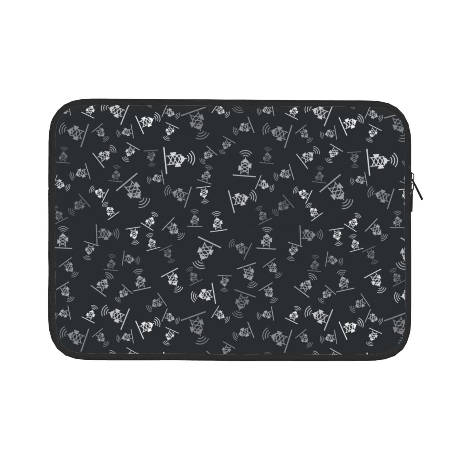 Cauagu Wireless Antenna Icon Print Laptop Sleeve Case, Laptop Cover ...