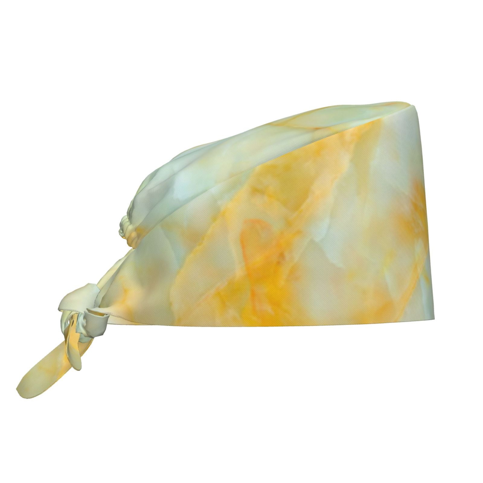 Cauagu Yellow With Teal Marble Pattern 1 Pcs Working Caps,Adjustable ...