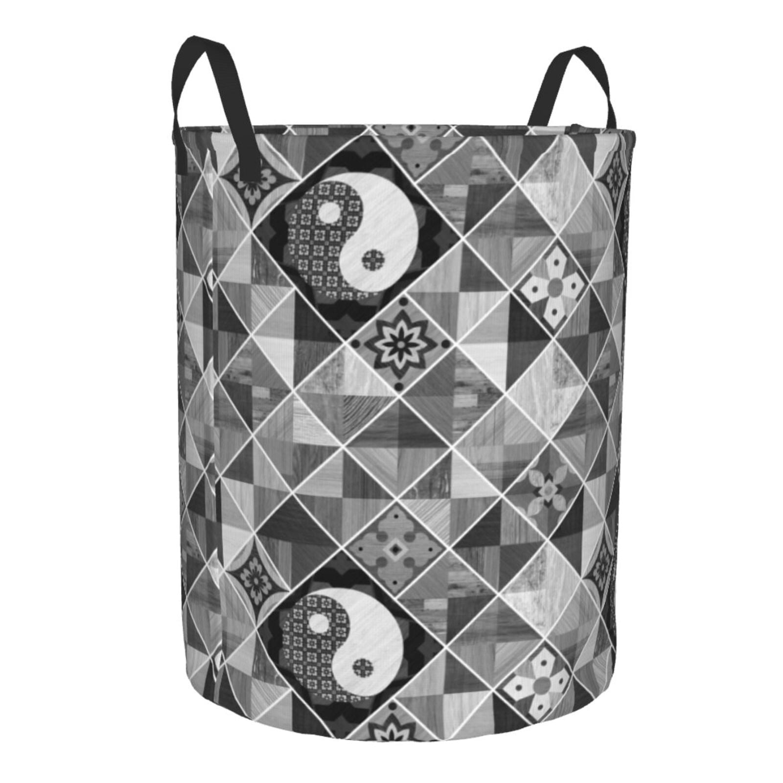 Cauagu Yin Yang With Black And White for Laundry Basket,Collapsible ...