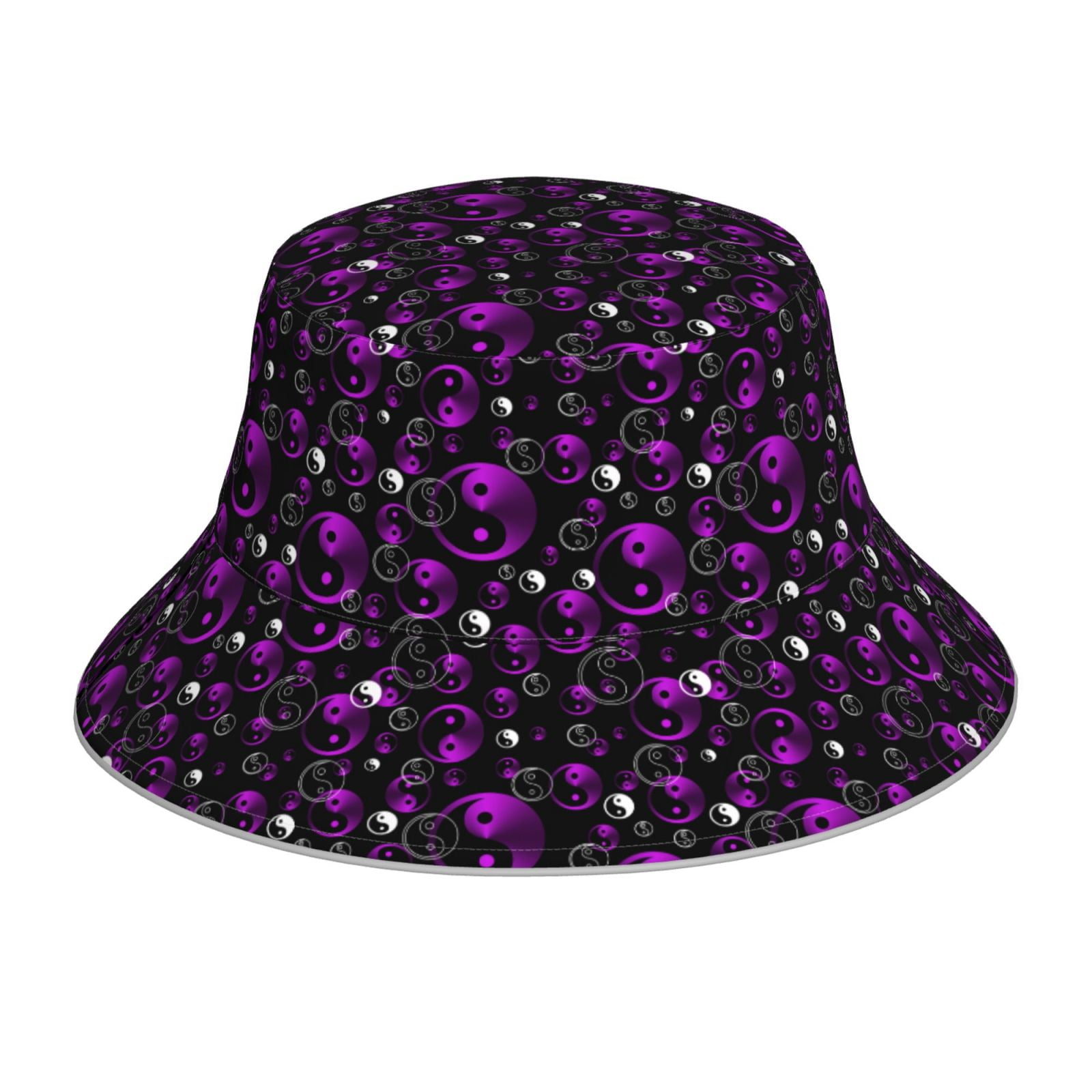 Cauagu Yin Yang1 for Unisex Bucket Hat,Outdoor Summer Beach Fishing Sun ...