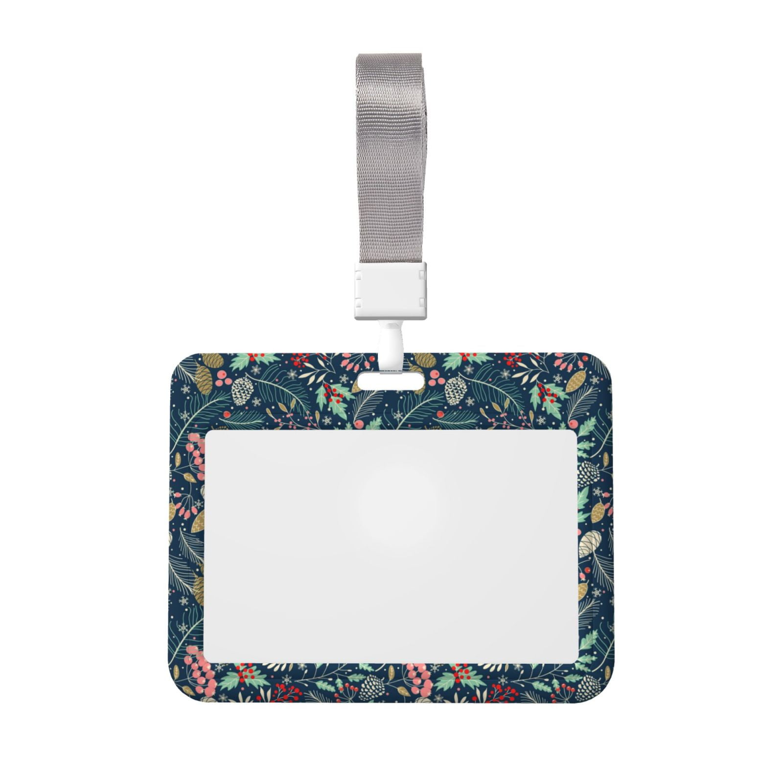Cauagu berry Nuts Leaf for ID Badge Holder,Badge Holder with Windows ...